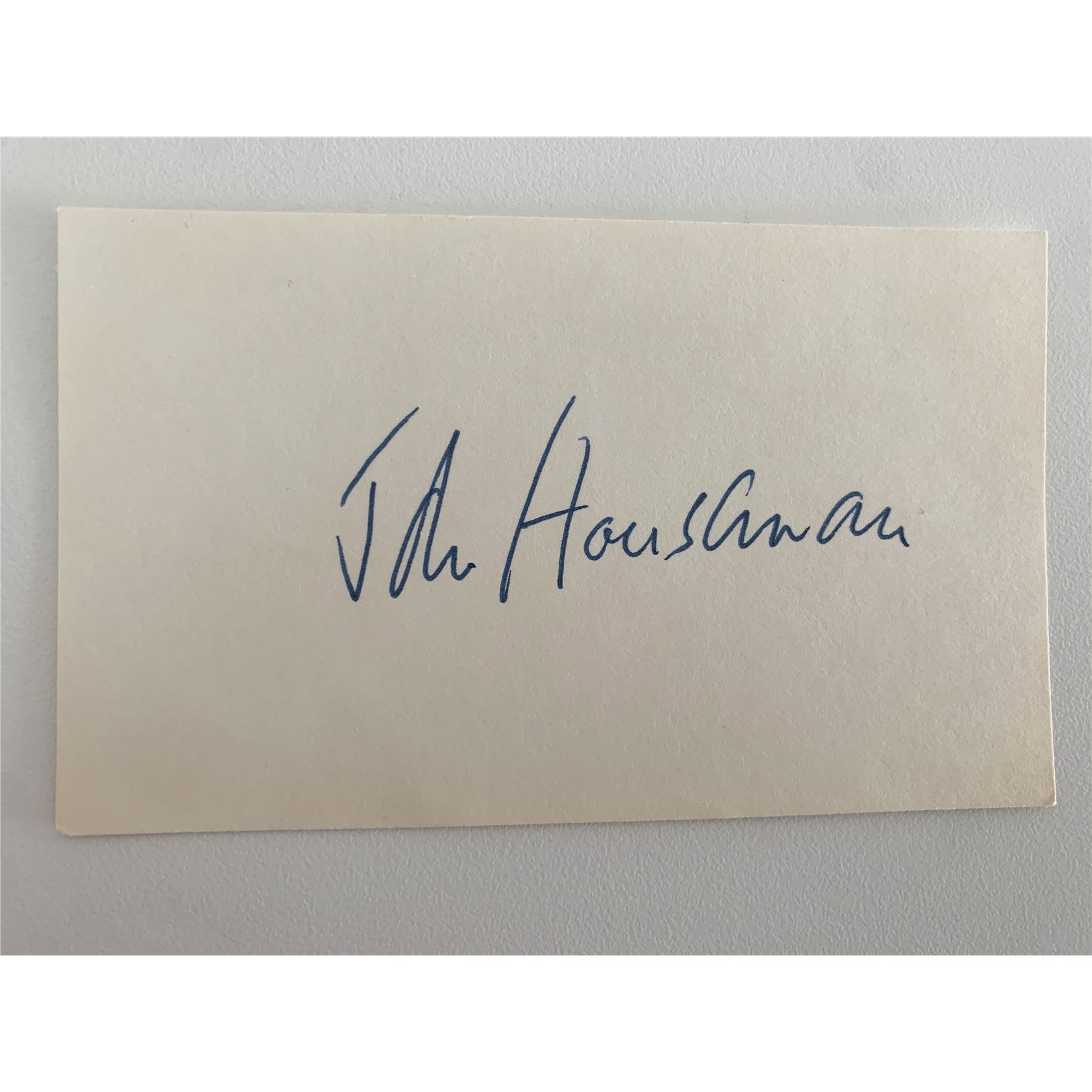 Citizen Kane actor John Houseman original signature