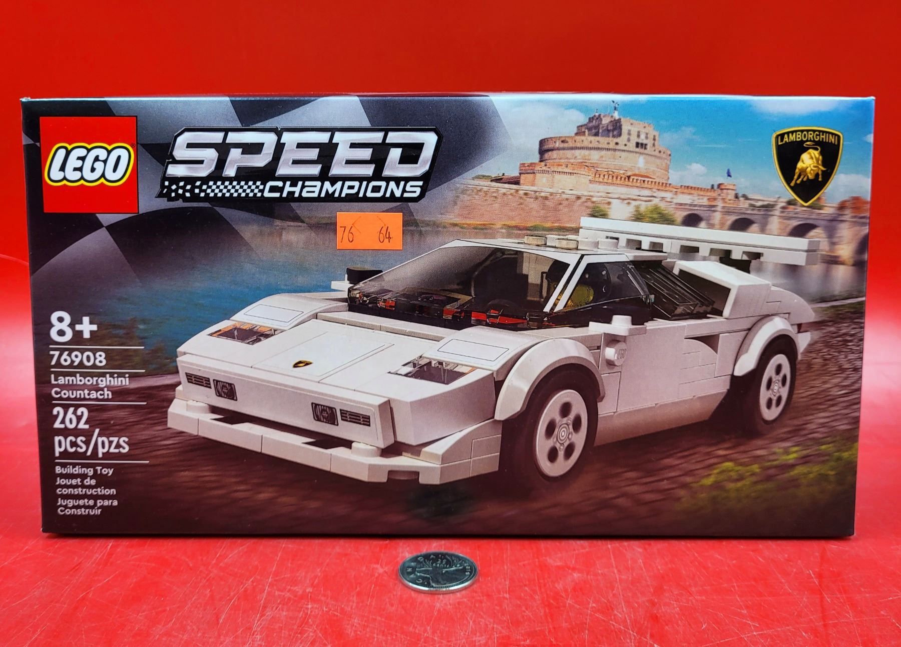 Factory Sealed Lego Speed Champions Lamborghini Countach Set
