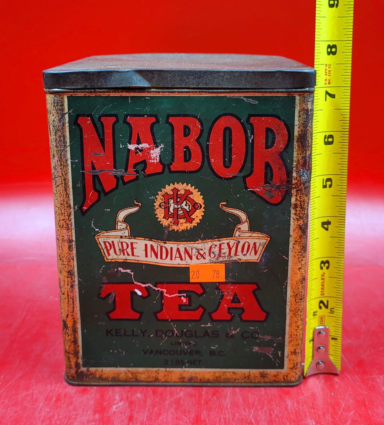 VTG Nabob Pure Indian & Ceylon Tea Tin