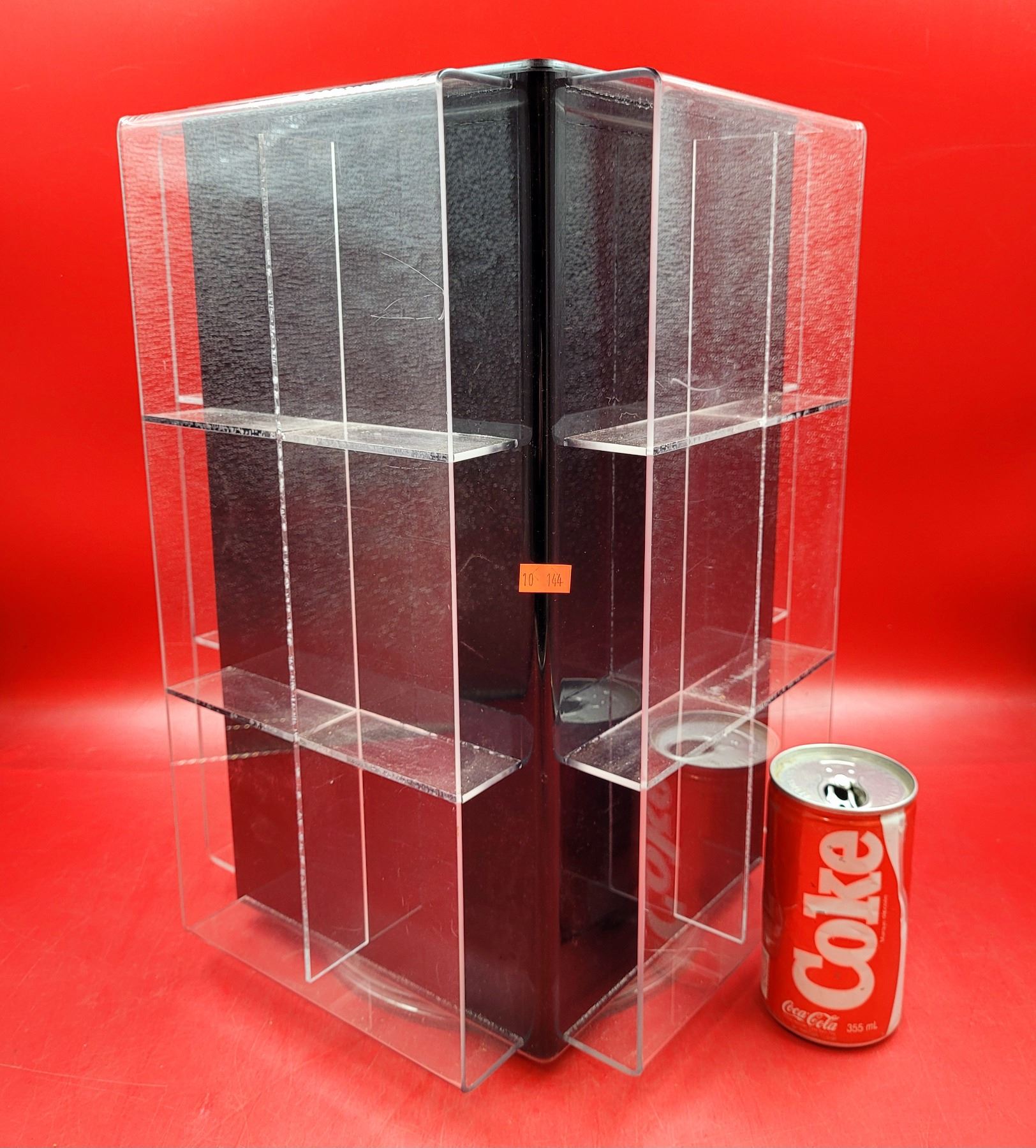 Black Rotating Display Case