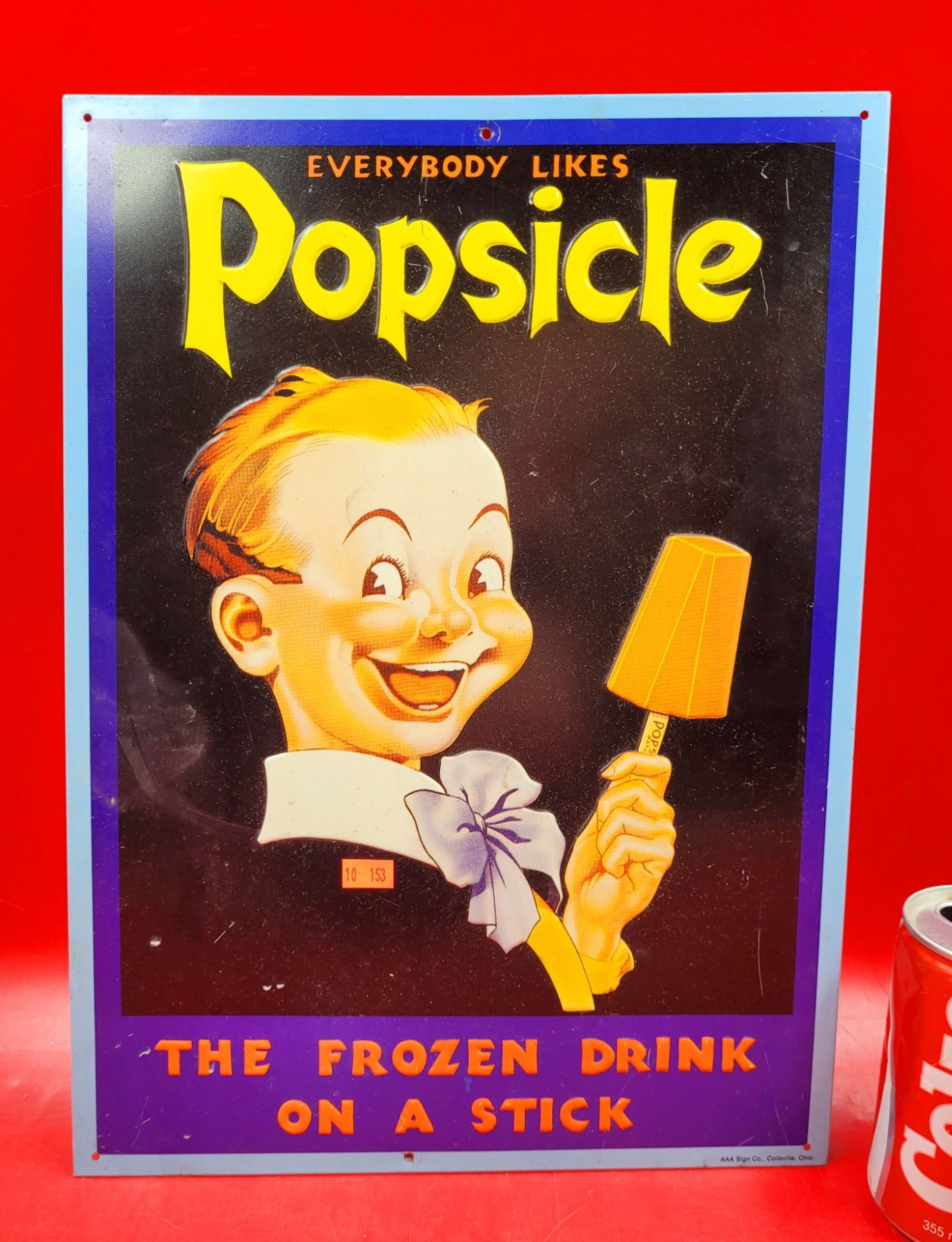 VTG Popsicle Advertising Sign