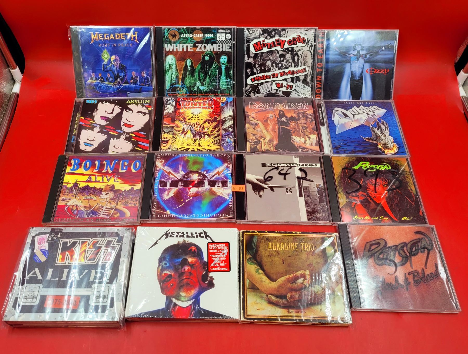 Lots Of Misc. Music CD's (Metallica, Kiss, Iron Maiden, Etc.)