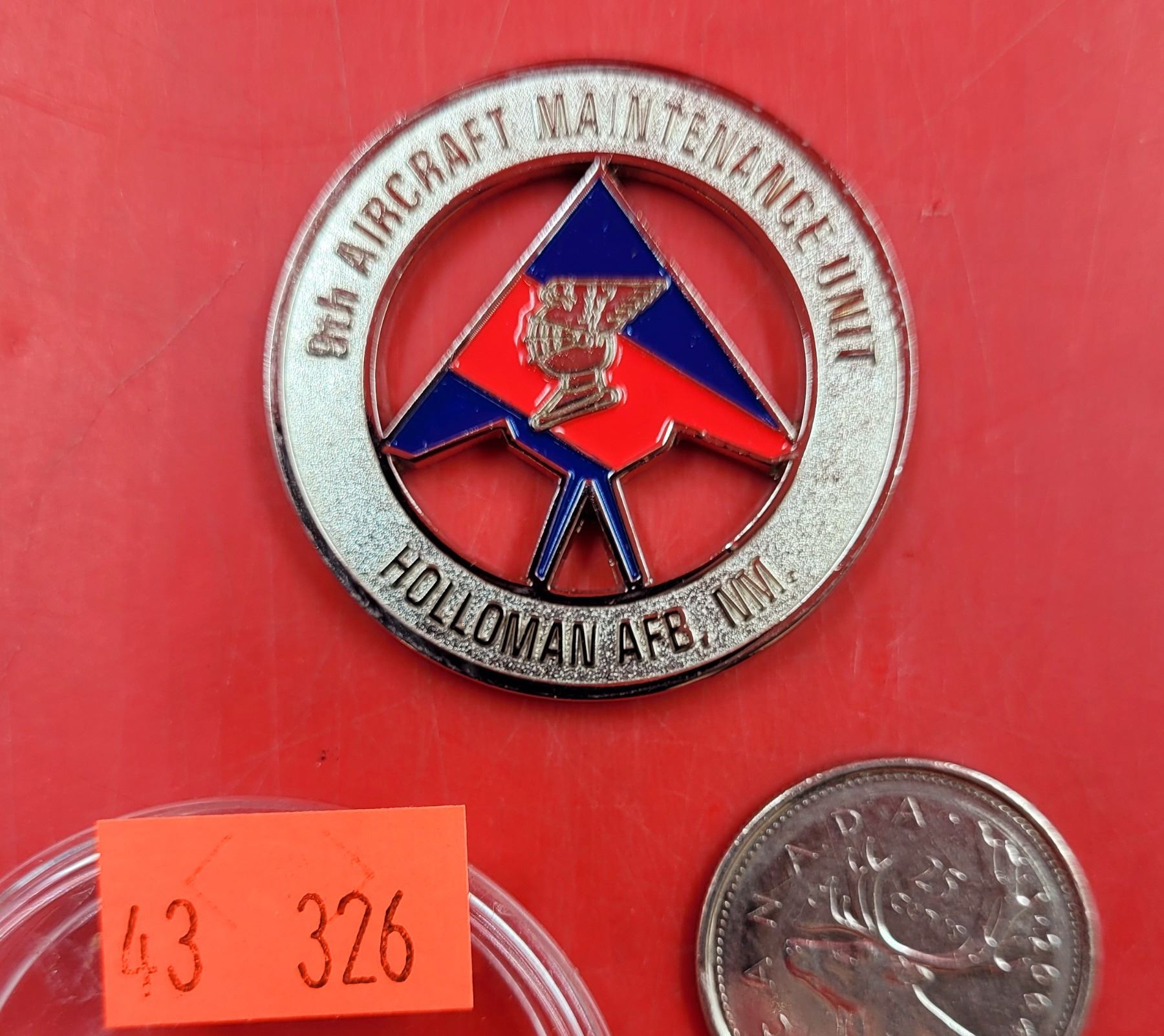 Military 9th Aircraft Maintenance Unit Commemorative Challenge Coin
