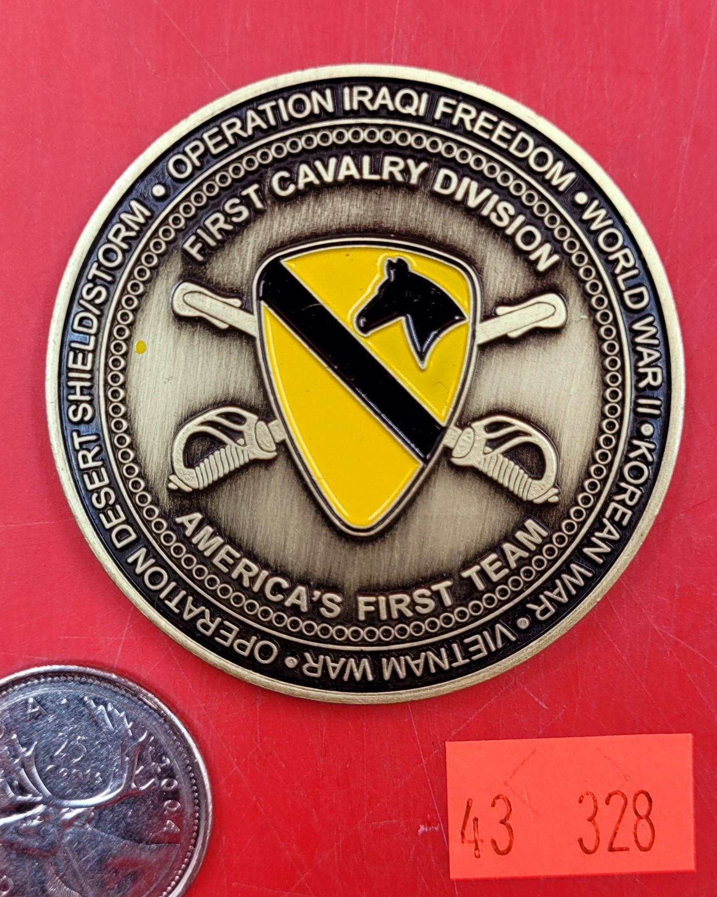 Military Operation Iraq Freedom America's First Team Commemorative ...