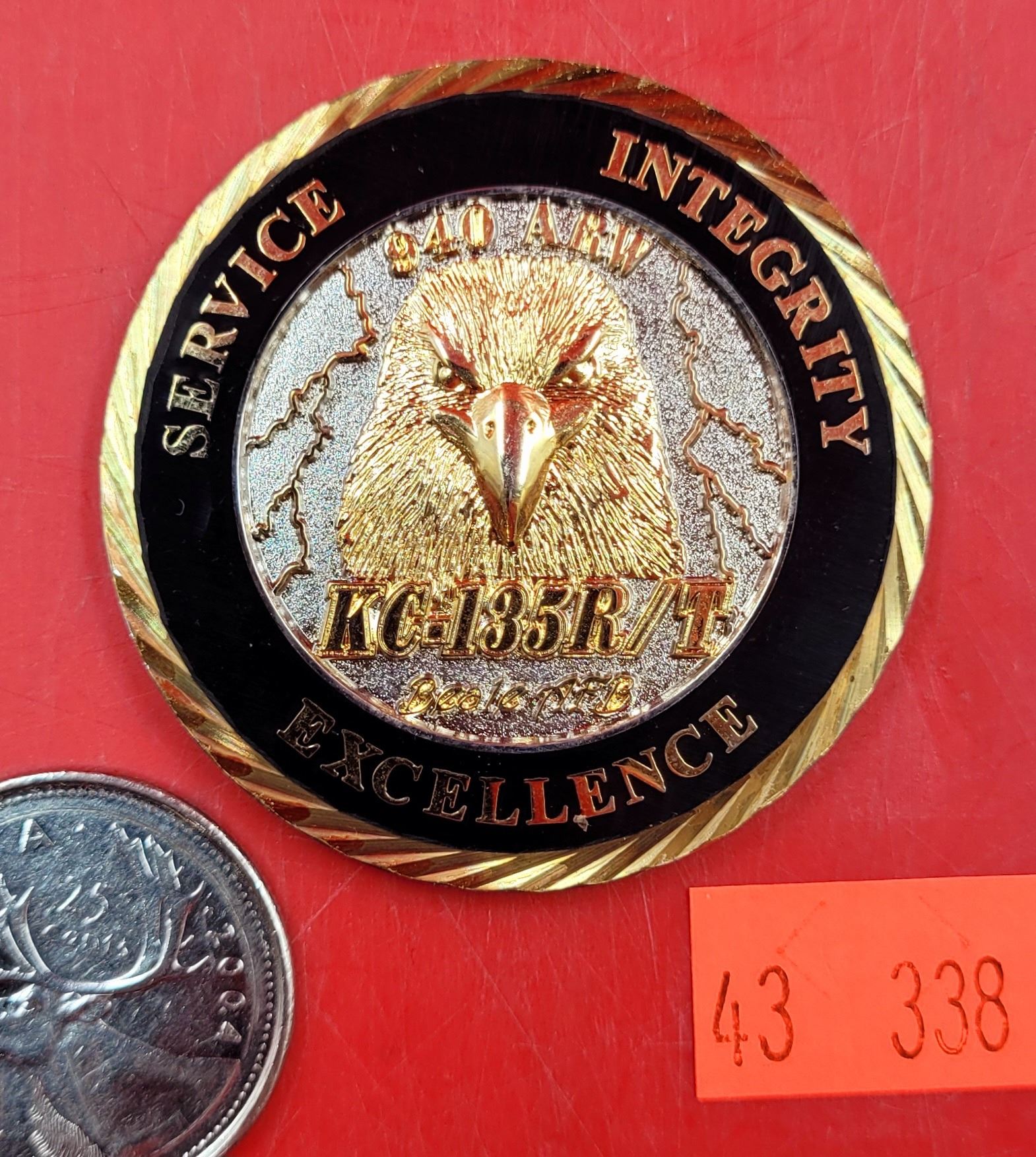 Military 940 ARW KC-135R/T Service Integrity Excellence Commemorative ...