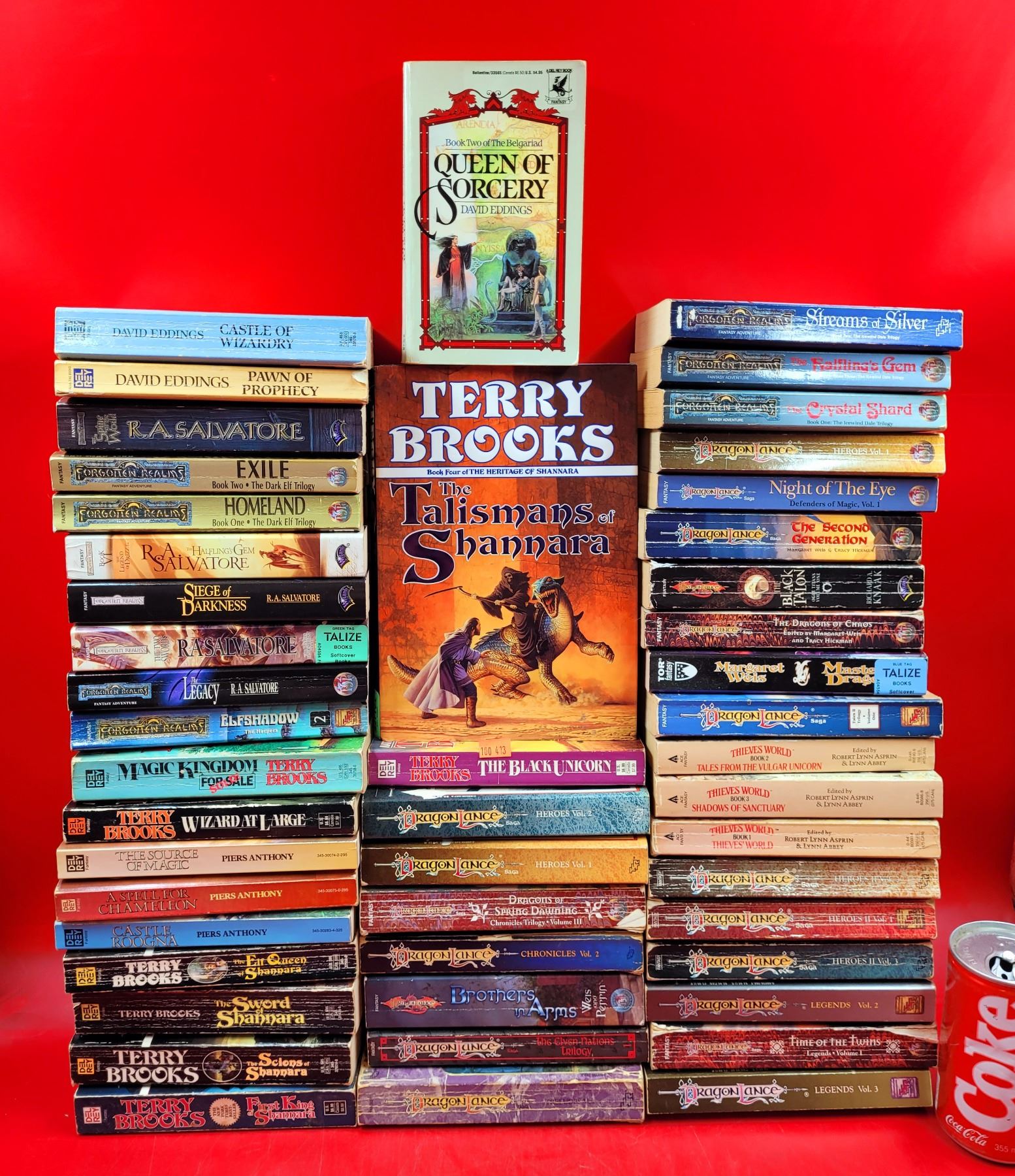 Large Lot Of Fantasy Books (Terry Brooks, Queen Of Sorcery, Siege Of ...