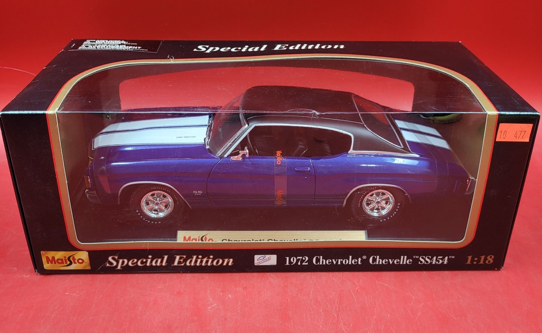 Maisto 1972 Chevrolet Chevelle SS454 Diecast Model