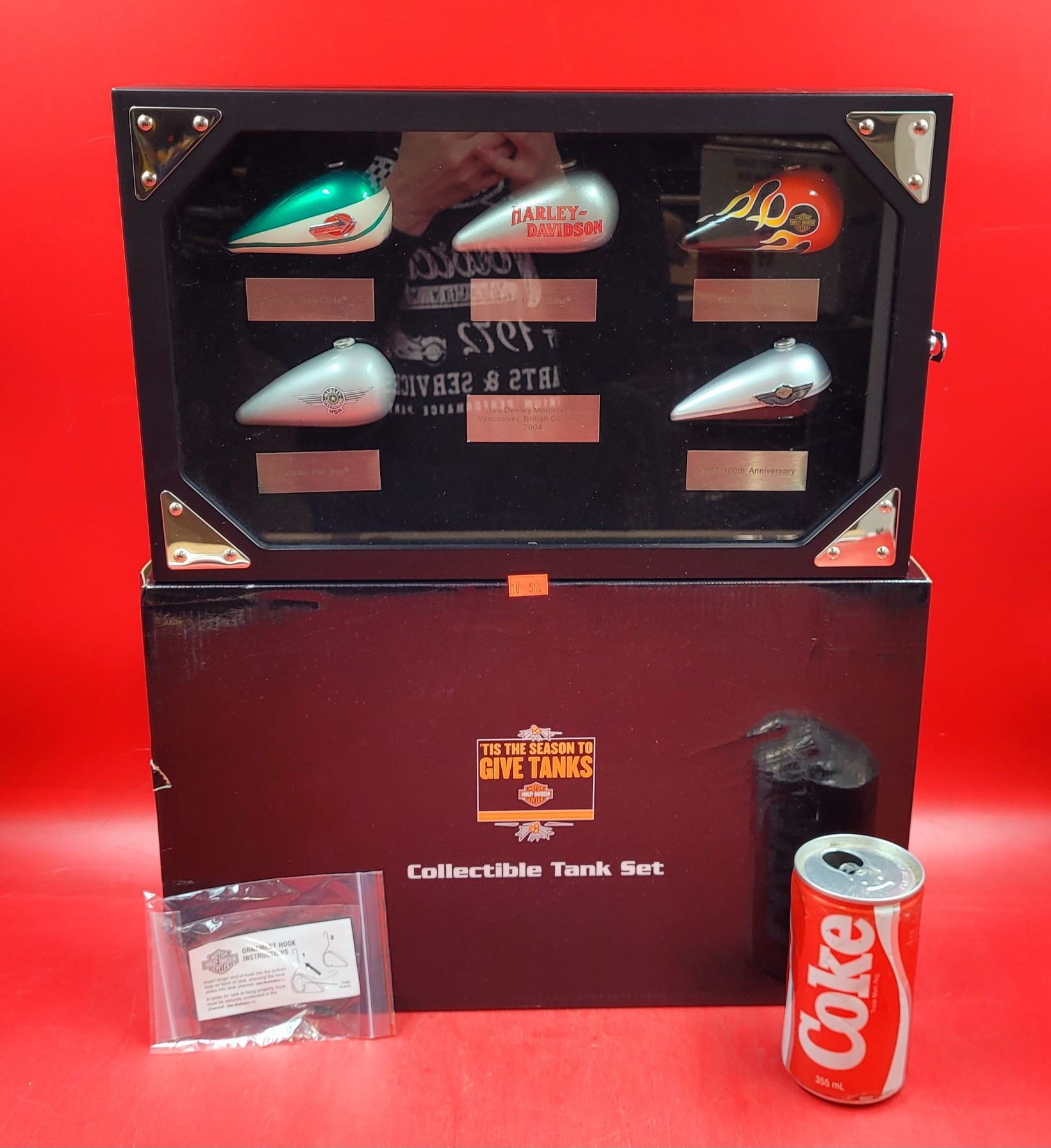 Harley Davidson Motorcycles Collectible Tank Set