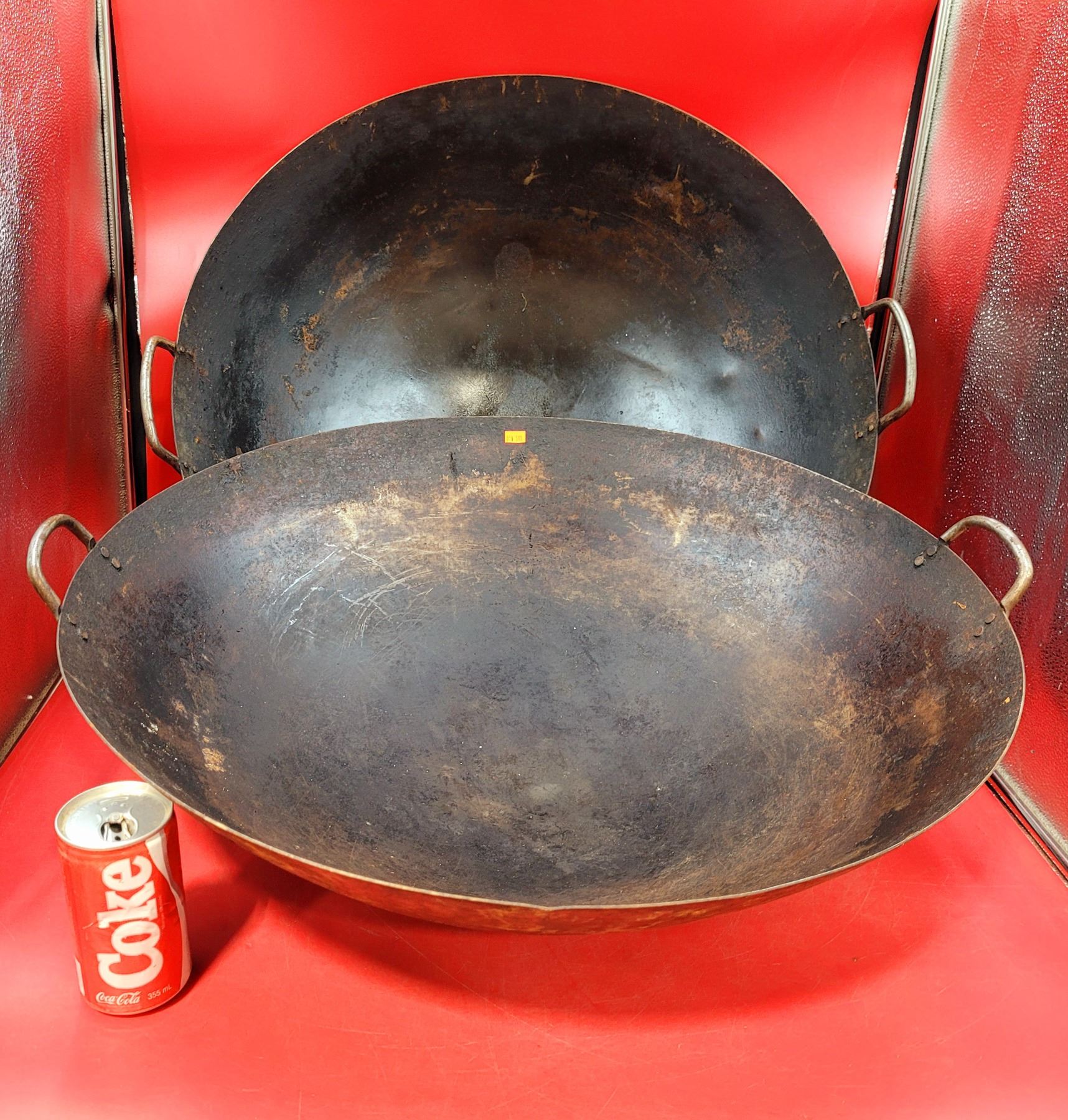 2 Large Commercial Woks