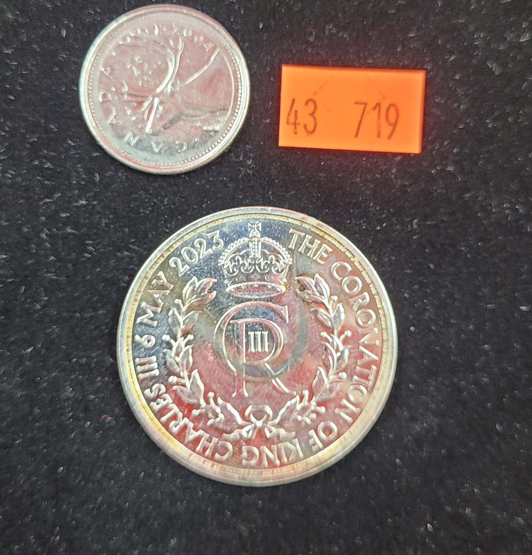 Sterling Silver Coronation of King Charles III Commemorative Coin