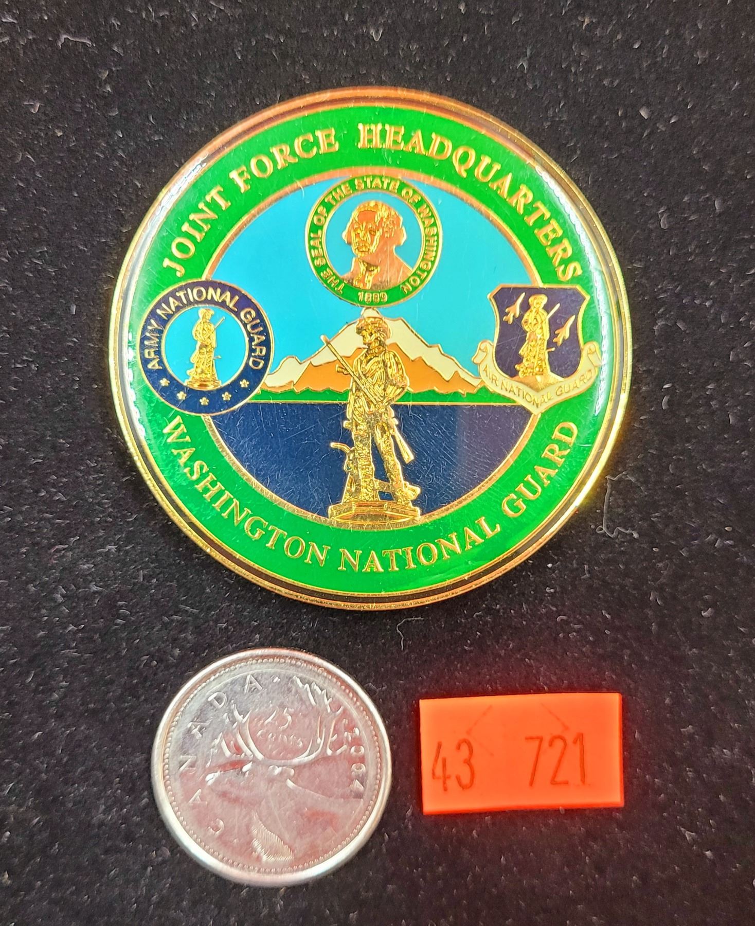 Washington National Guard Challenge Coin