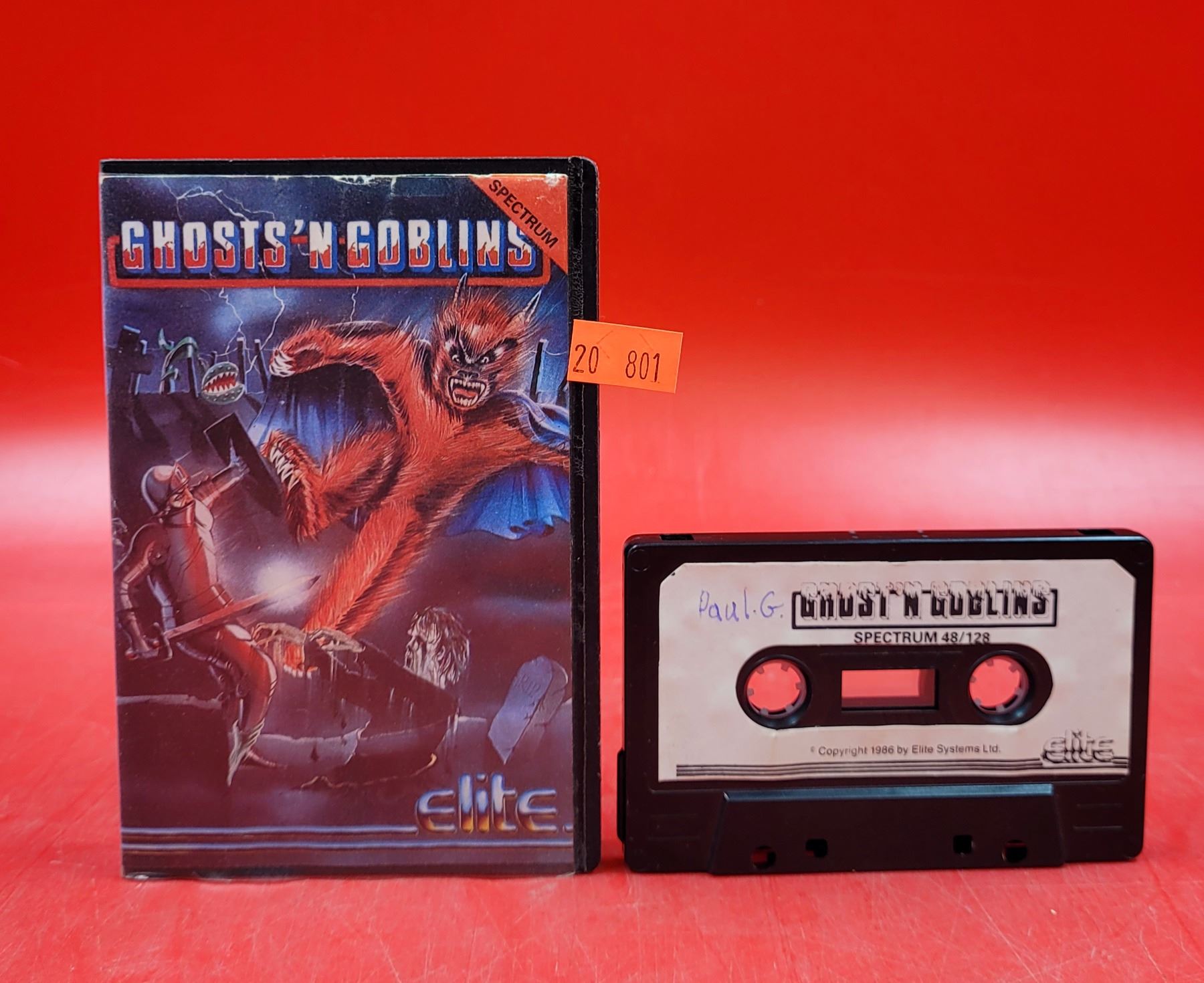 VTG Elite Ghosts 'N Goblins Spectrum 48/128 Cassette Video Game