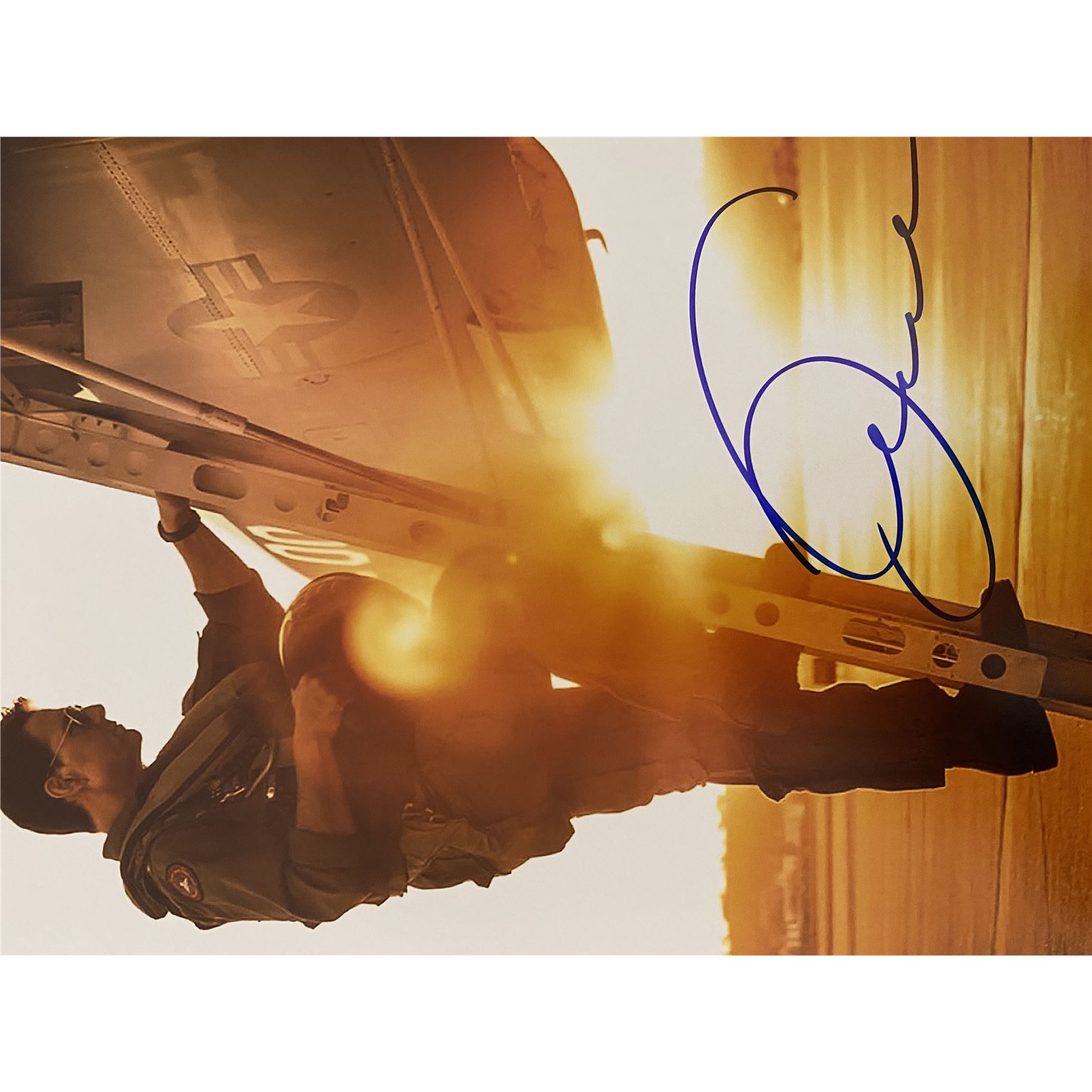 Top Gun Maverick Tom Hanks signed movie photo