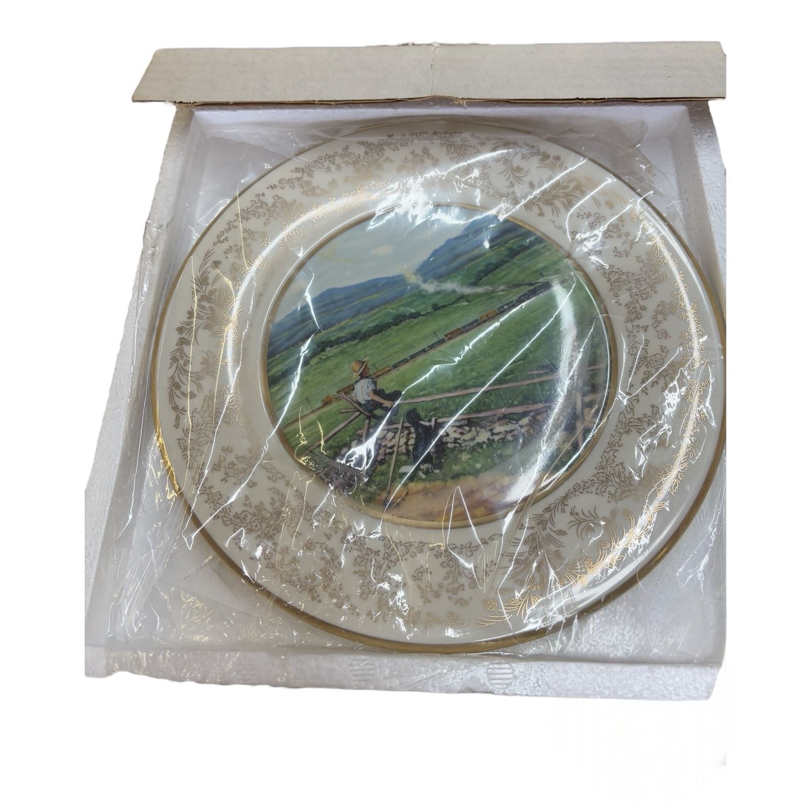 NORMAN ROCKWELL PLATE - AMERICAN LANDSCAPE