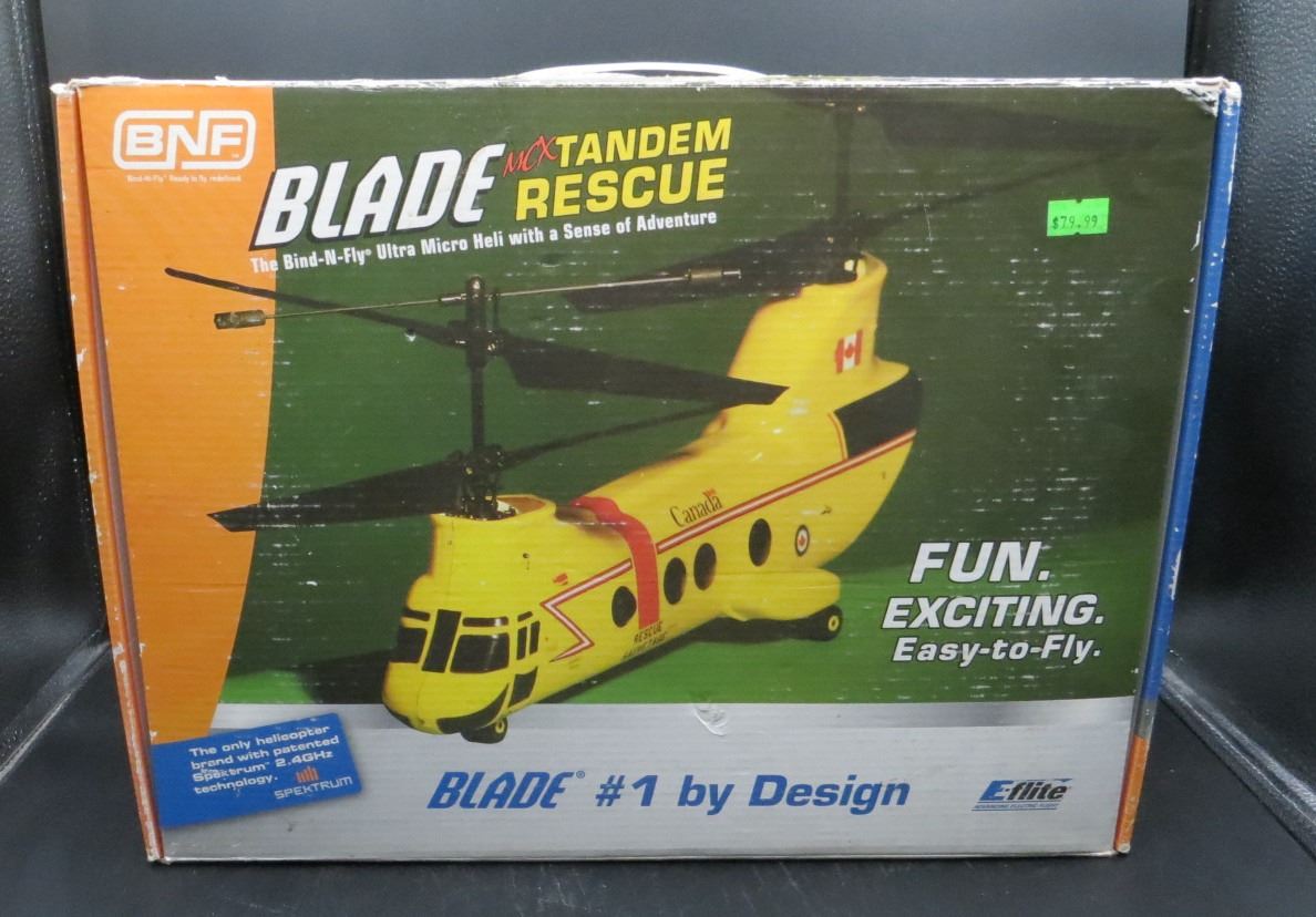 E-flites Blade MCX Tandem Rescue Micro RC Helicopter Complete With ...