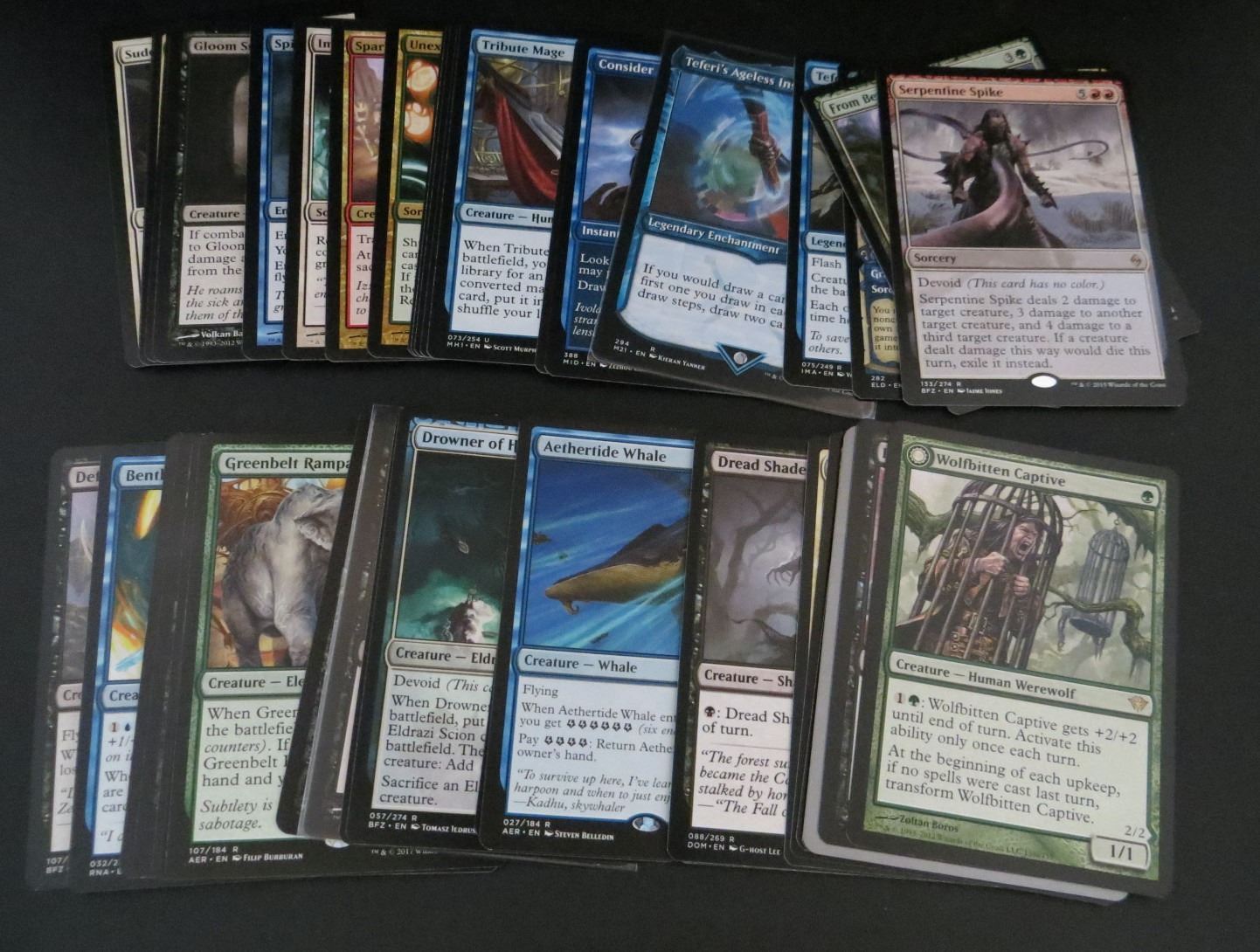 45+ MTG Rare Cards Various Sets & Colors