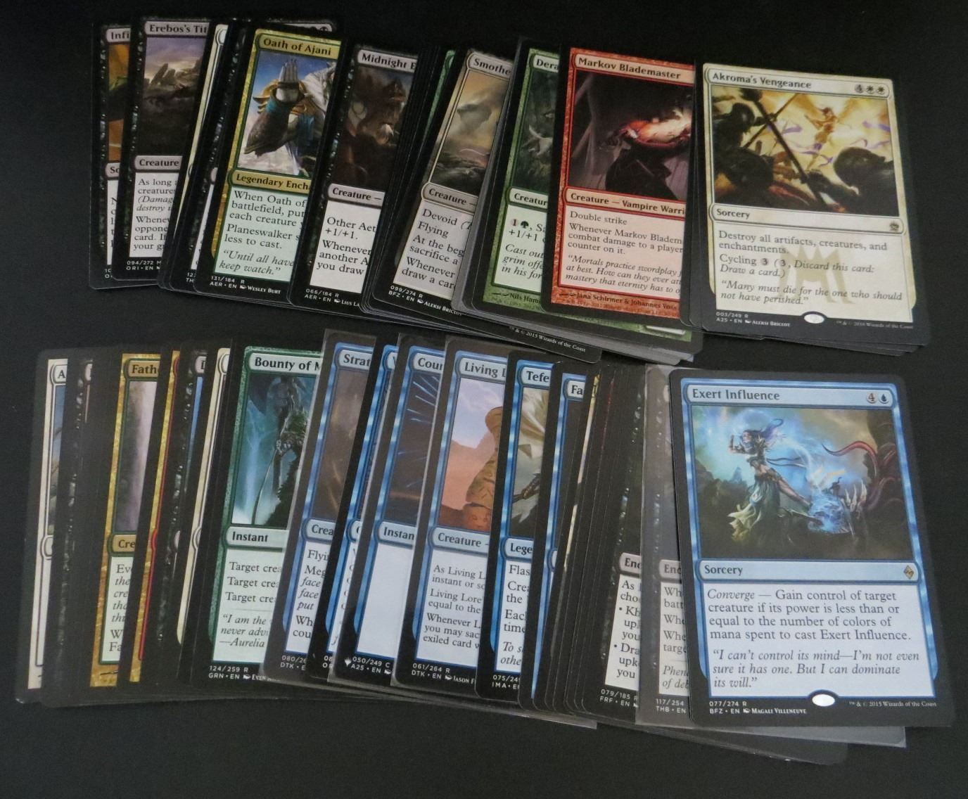 45+ MTG Rare Cards Various Sets & Colors