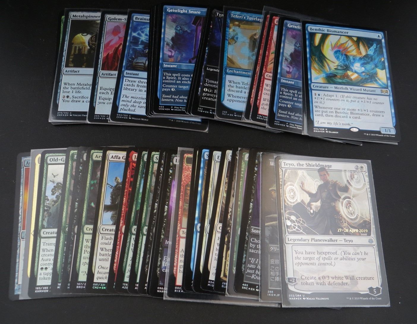 50 Foil MTG Cards includes Commons to Rares Various Sets & Colors