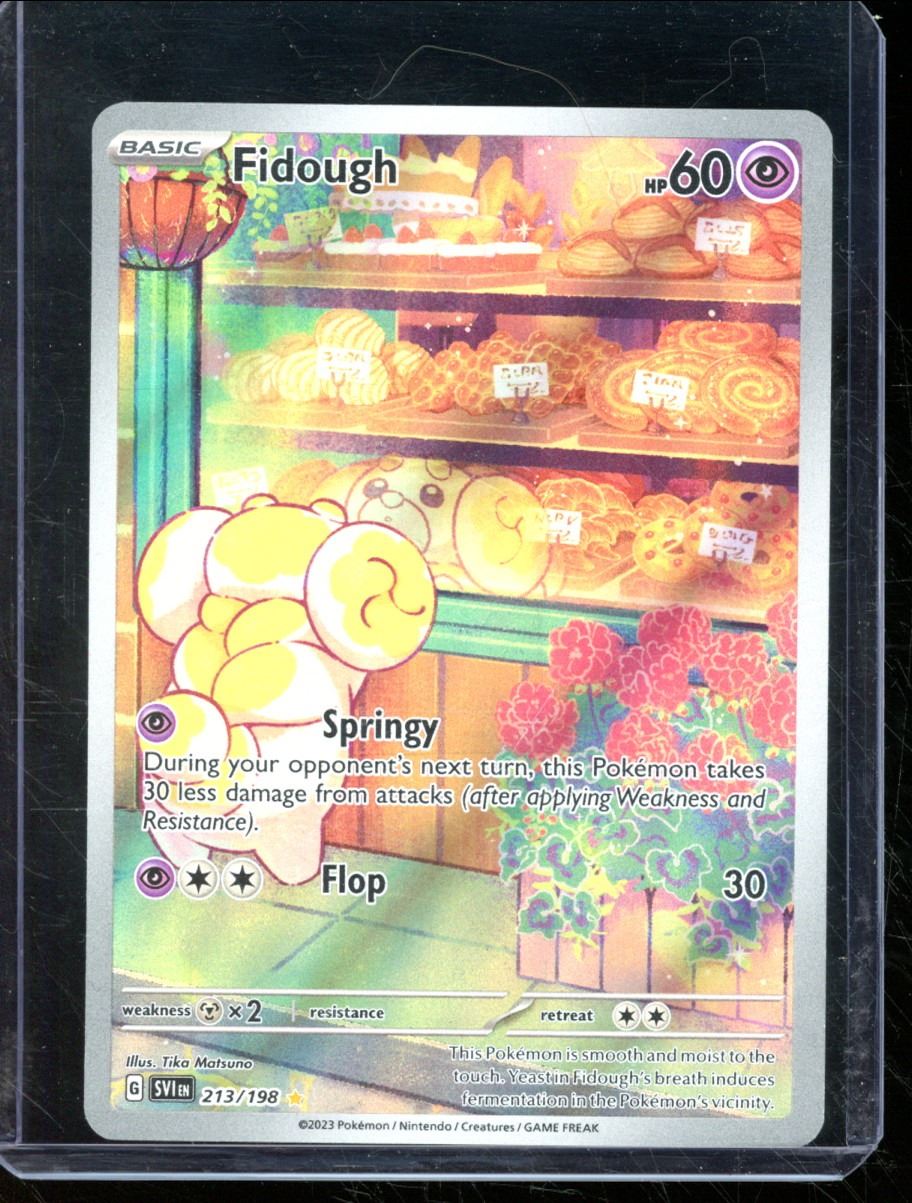 Pokemon Fidough - 213/198 - Illustration Rare Scarlet & Violet