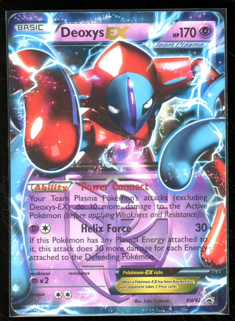 Pokemon Deoxys EX - BW82 - Ultra Rare Black & White Promos