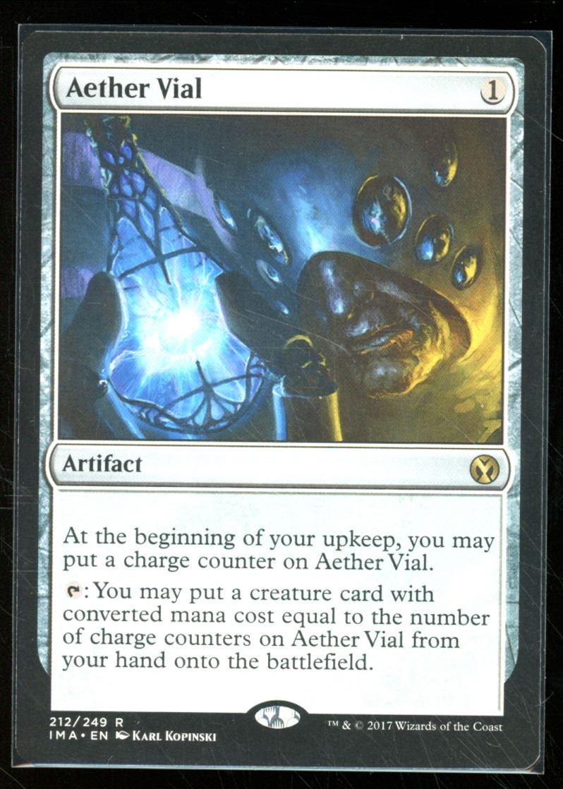 Magic the Gathering Aether Vial Iconic Masters