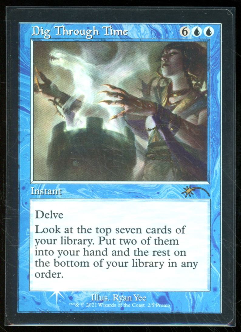 Magic the Gathering Dig Through Time Retro Frame FOIL Love Your LGS 2021