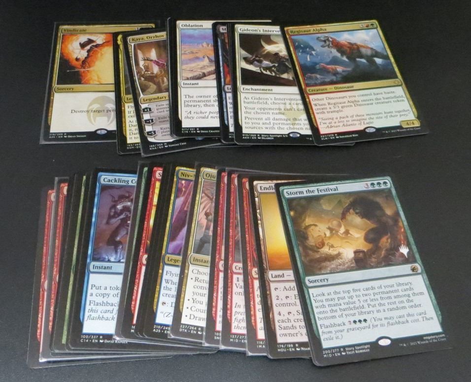 45+ MTG Rare Cards Various Sets & Colors