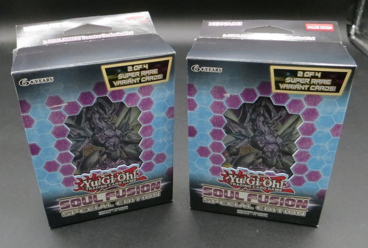 2x New Yu-Gi-Oh Soul Fusion Special Edition 3 Booster Packs