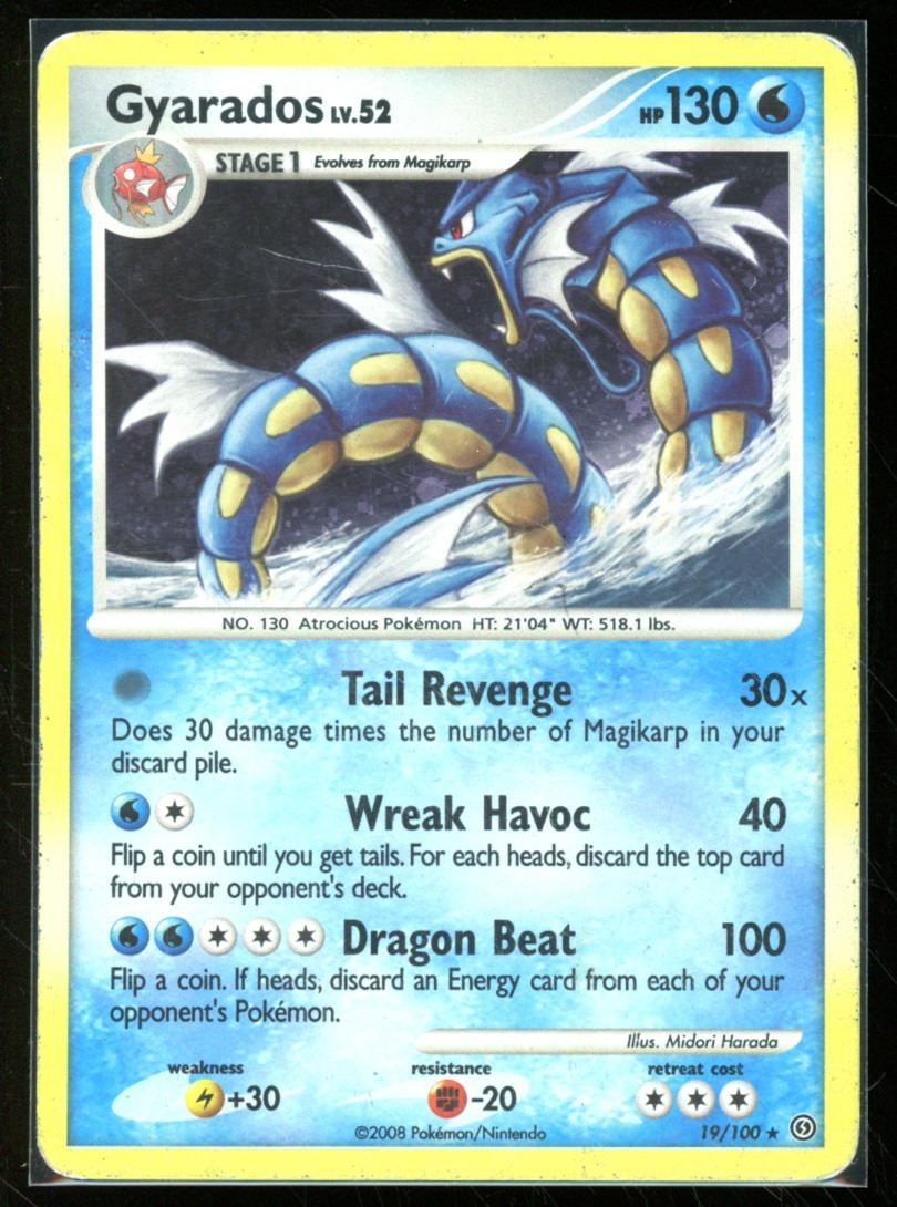 Pokemon Gyarados 19/100 Holo Rare Storm Front