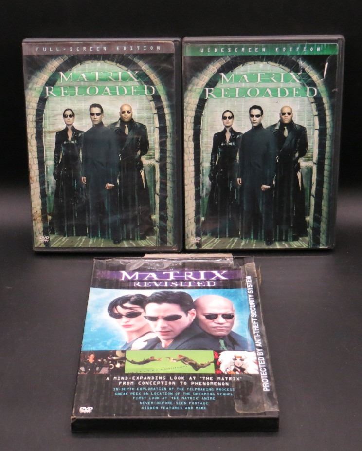 3 Matrix DVD's