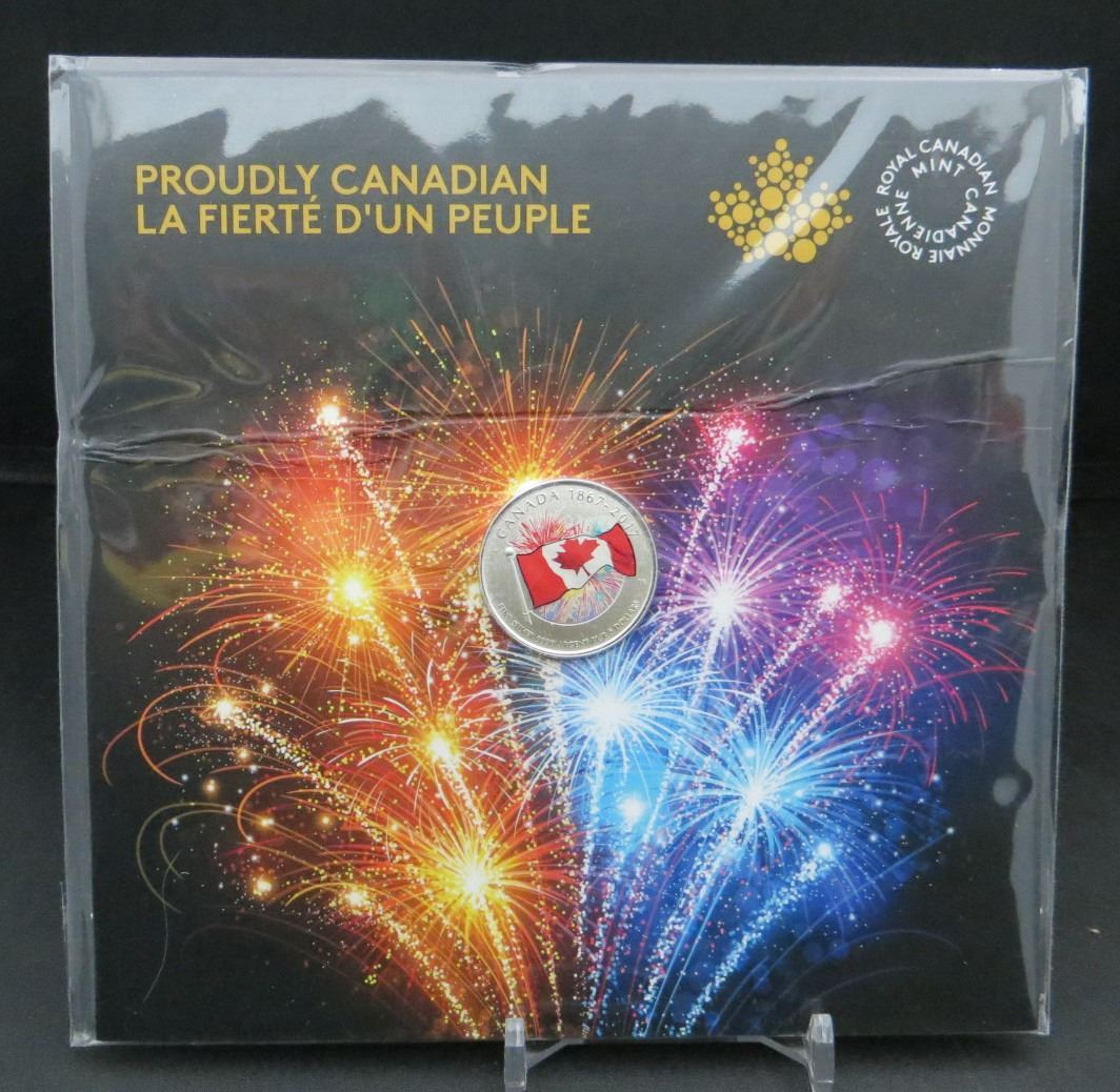 RCM 2017 $5 Proudly Canadian Pure Silver Glow-in-the-Dark Coin