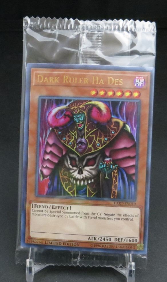 Yugioh LART-EN010 Dark Ruler Ha Des Sealed Limited Edition