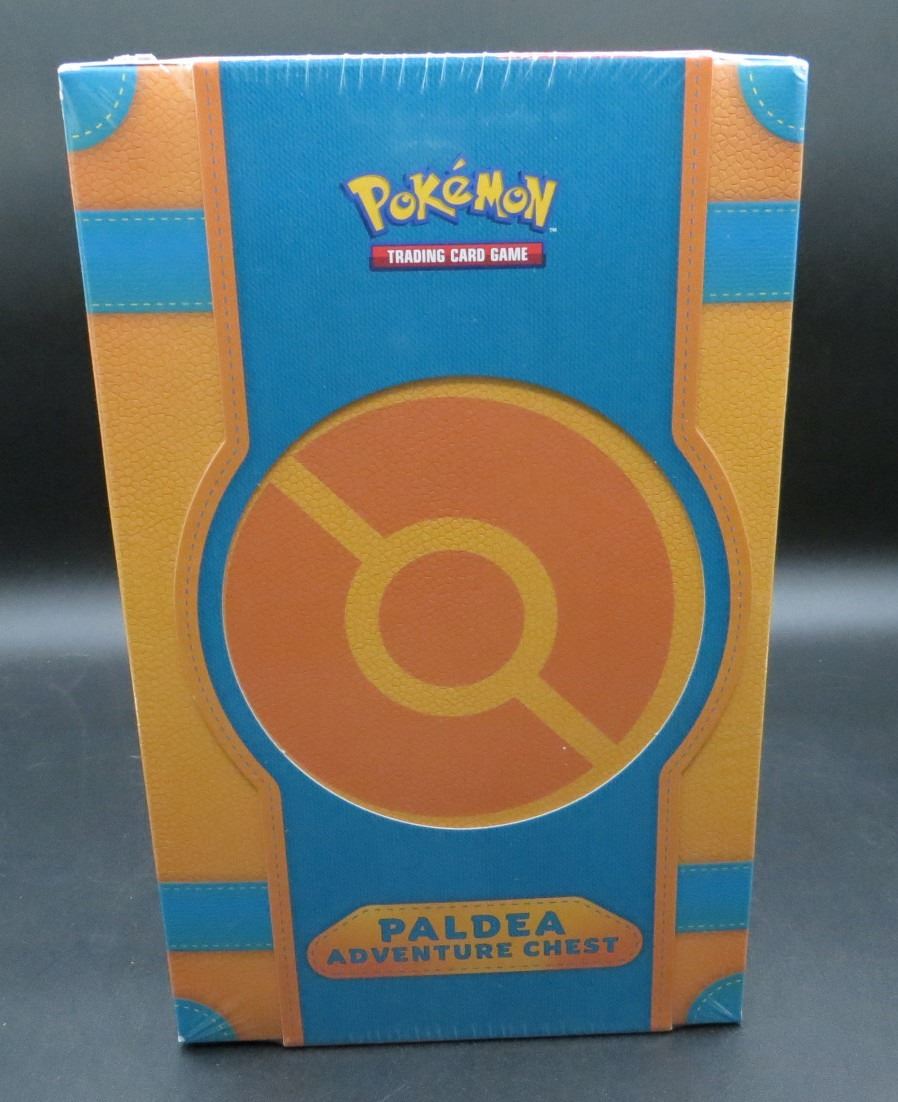 New Sealed Pokemon Paldea Adventure Chest