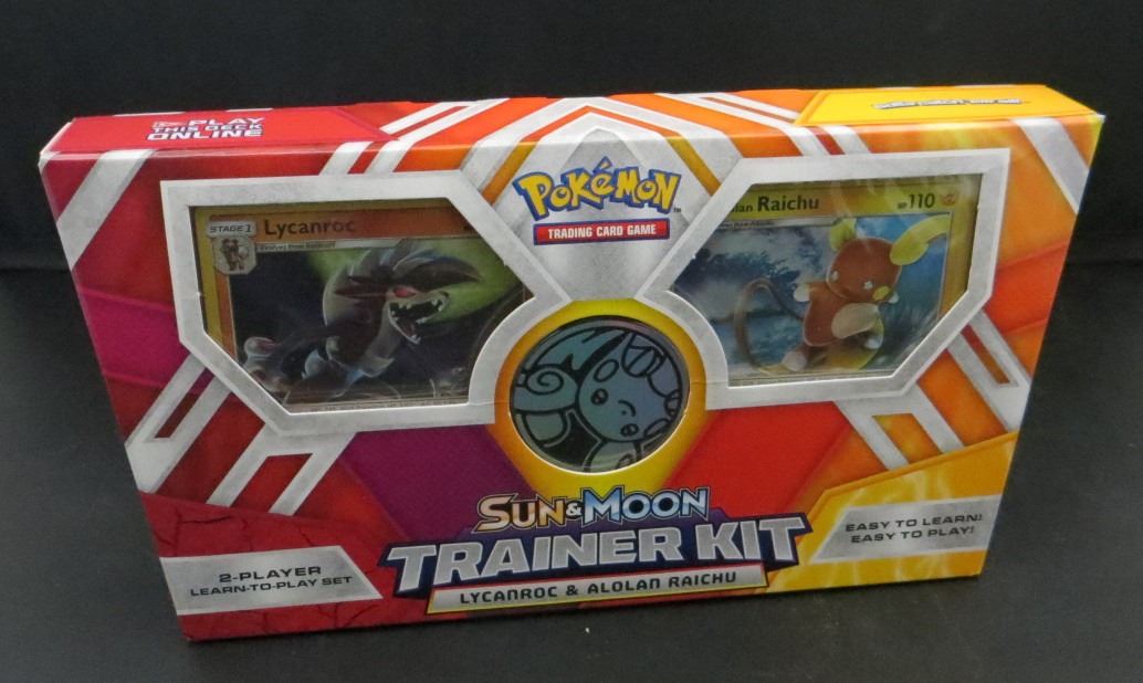 New Pokemon Sun & Moon Trainer Kit Lycanroc & Alolan Raichu