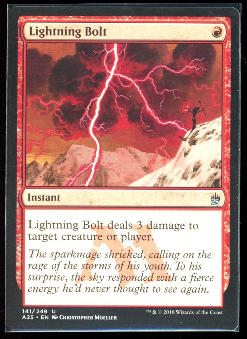 Magic the Gathering Lightning Bolt Masters 25