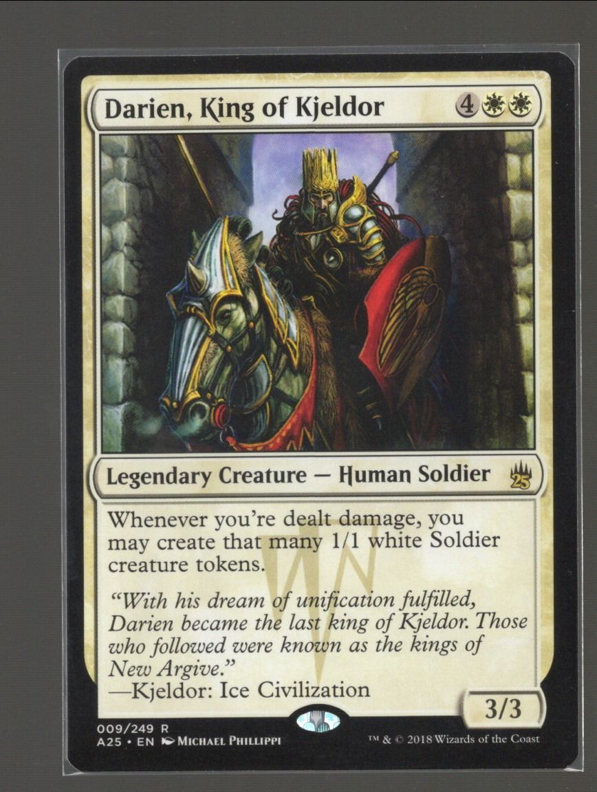 Magic the Gathering Darien, King of Kjeldor Masters 25