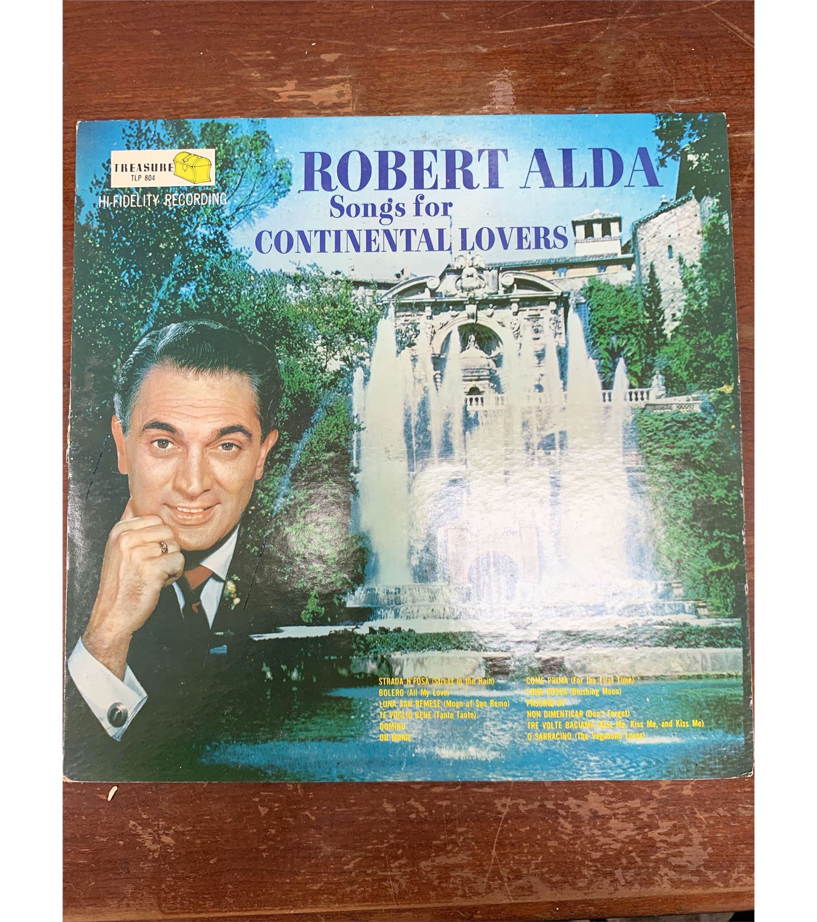 Robert Alda ‎Songs For Continental Lovers Album