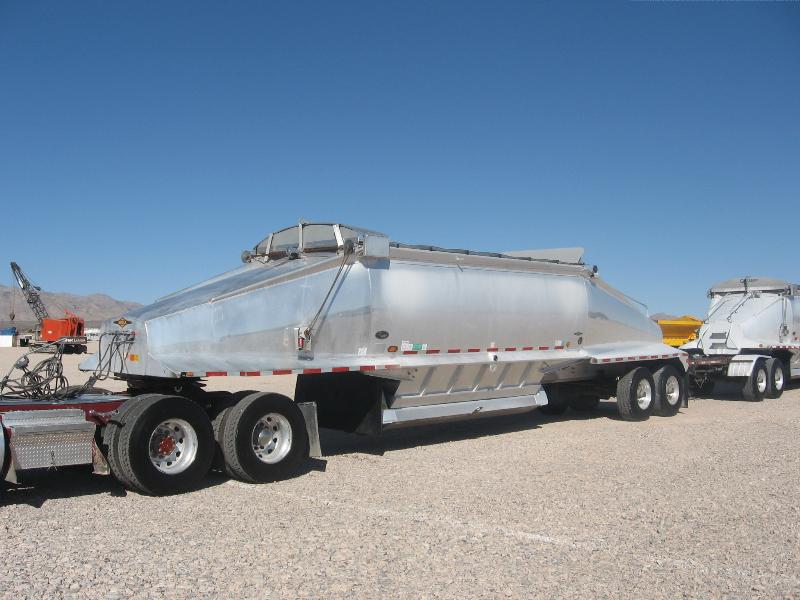 BEALL "SILVER BULLET" BABDS-24-1 24 CY T/A ALUMINUM BOTTOM DUMP TRAILER ...