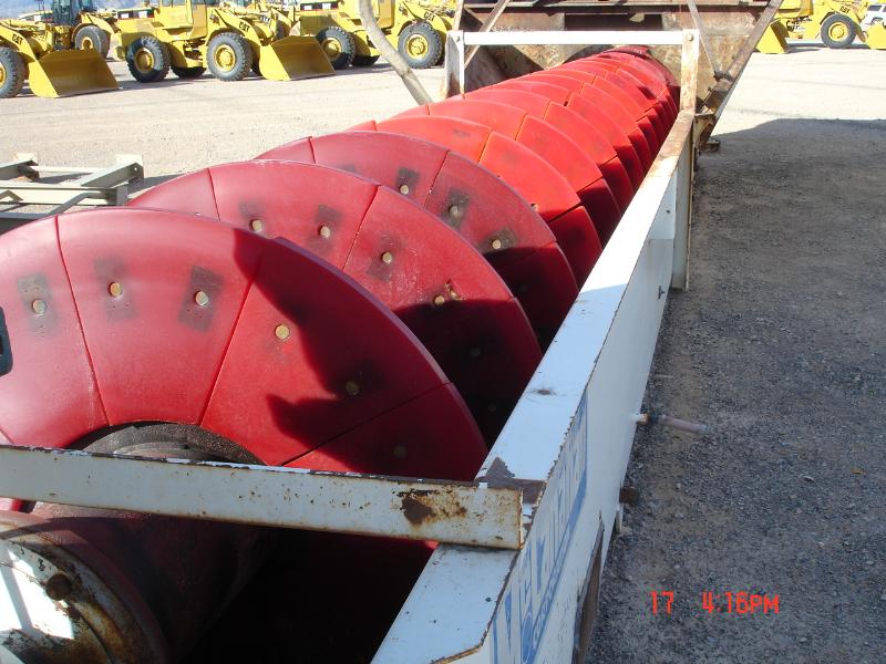 McLANAHAN FINE MATERIALS 44in. X 33ft. STATIONARY SAND SCREW, s/n 20003115:
