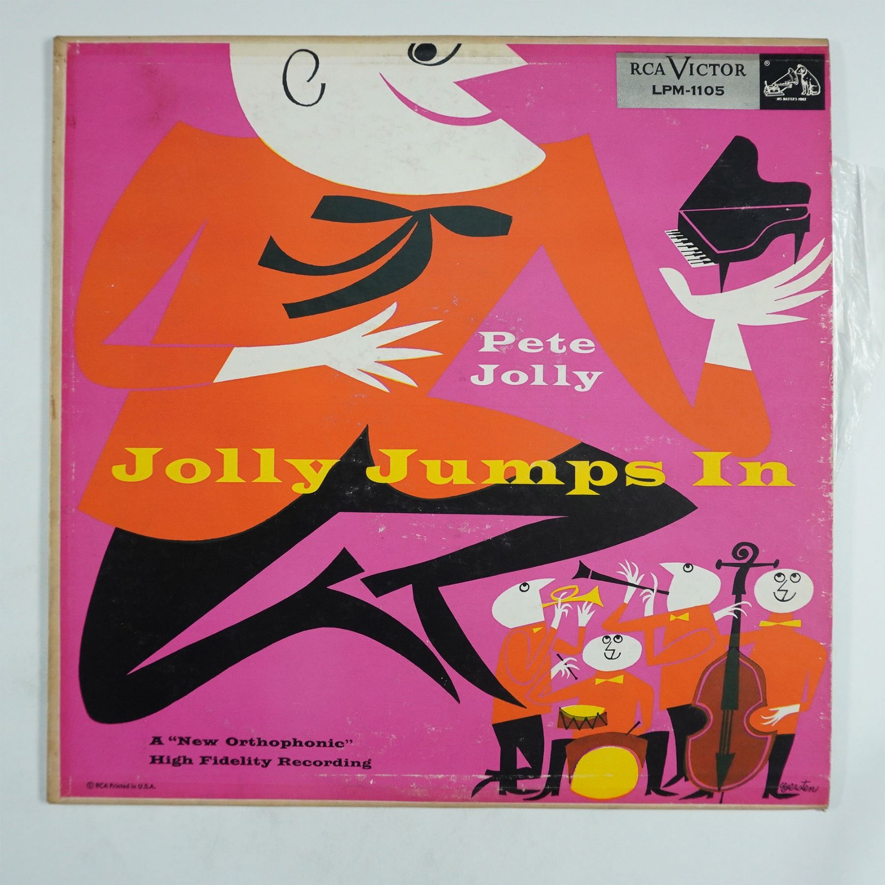 RCA Victor, Vinyl Record, Pete Jolly Jolly Jumps In, Signed