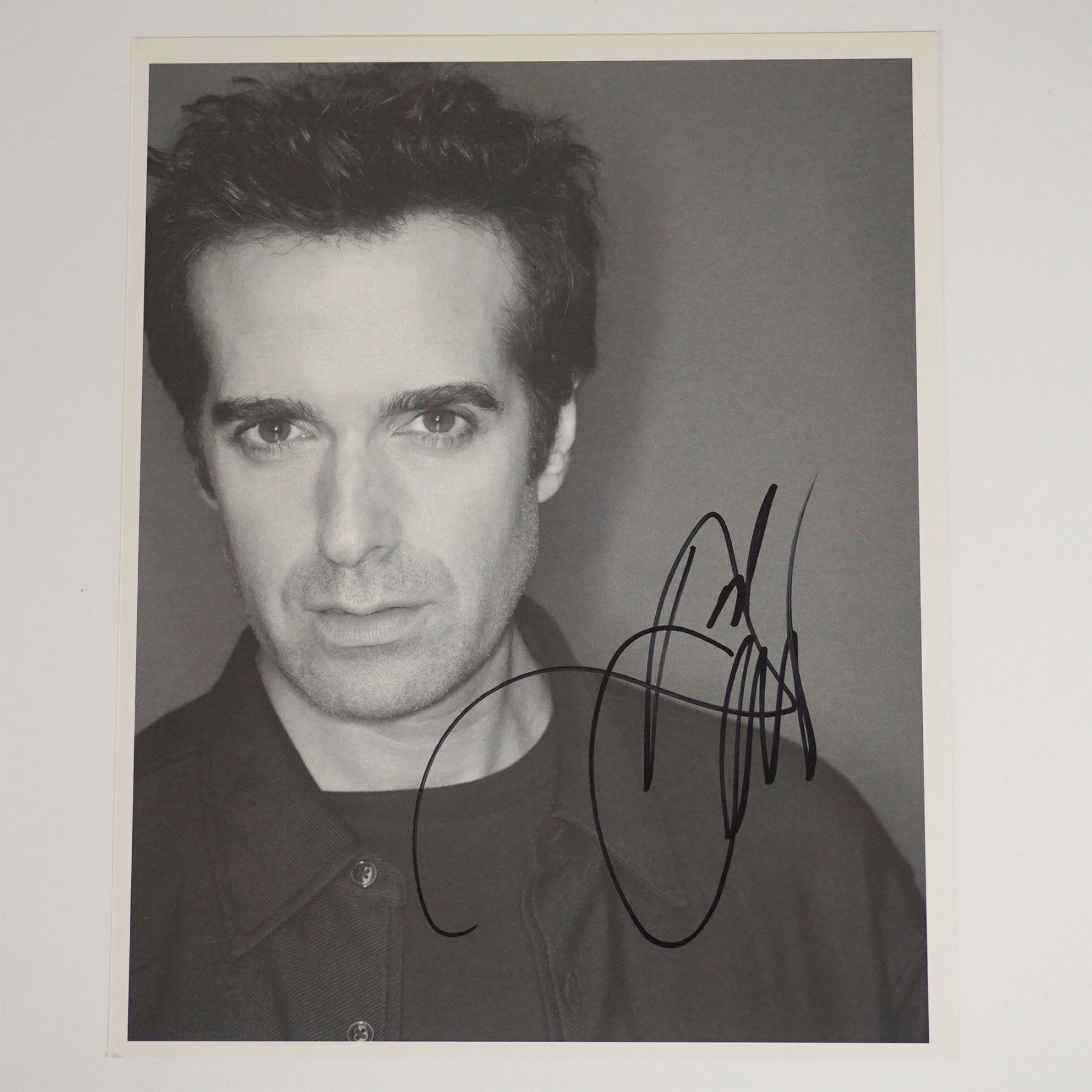 David Copperfield Signed Photograph
