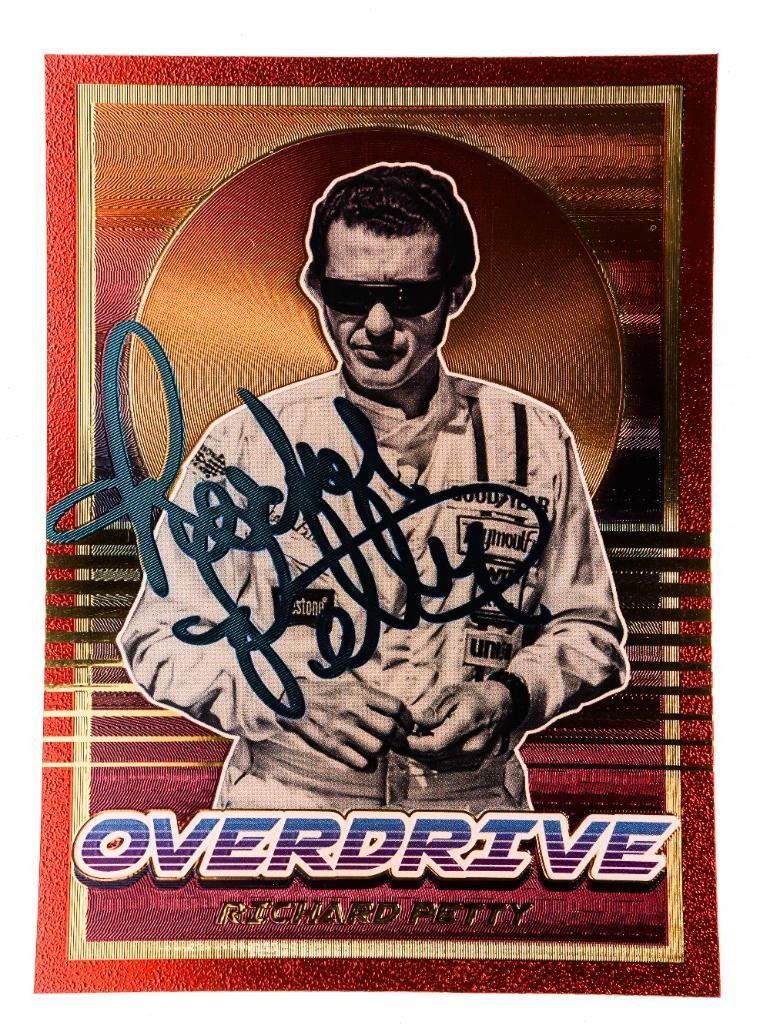 Richard Petty- Overide Nascar 23kt Gold Leaf Card