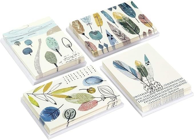 Hallmark Blank Cards Assortment Nature Prints 48 Cards With Envelopes