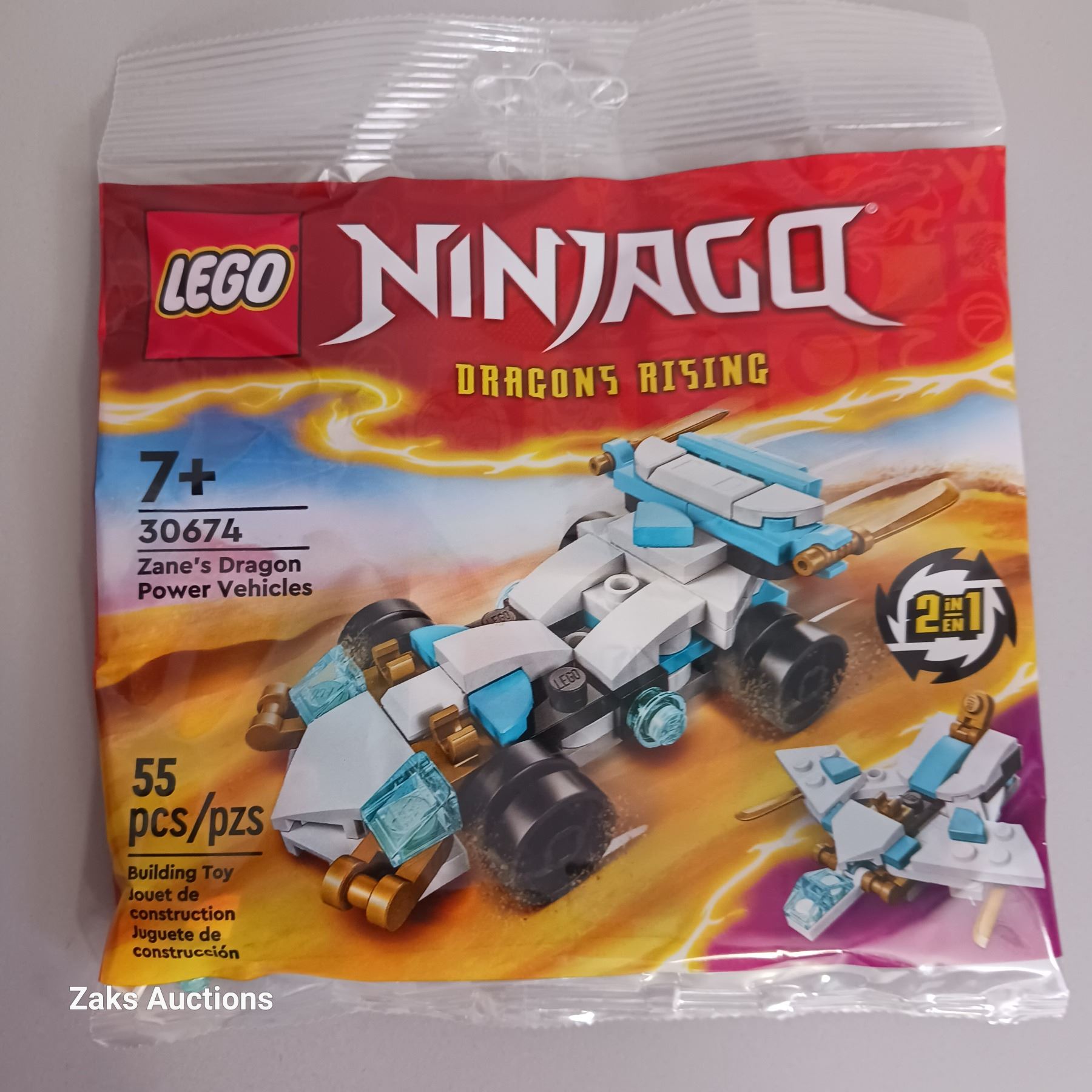 New Lego Ninjago Zane's Dragon Power Vehicles