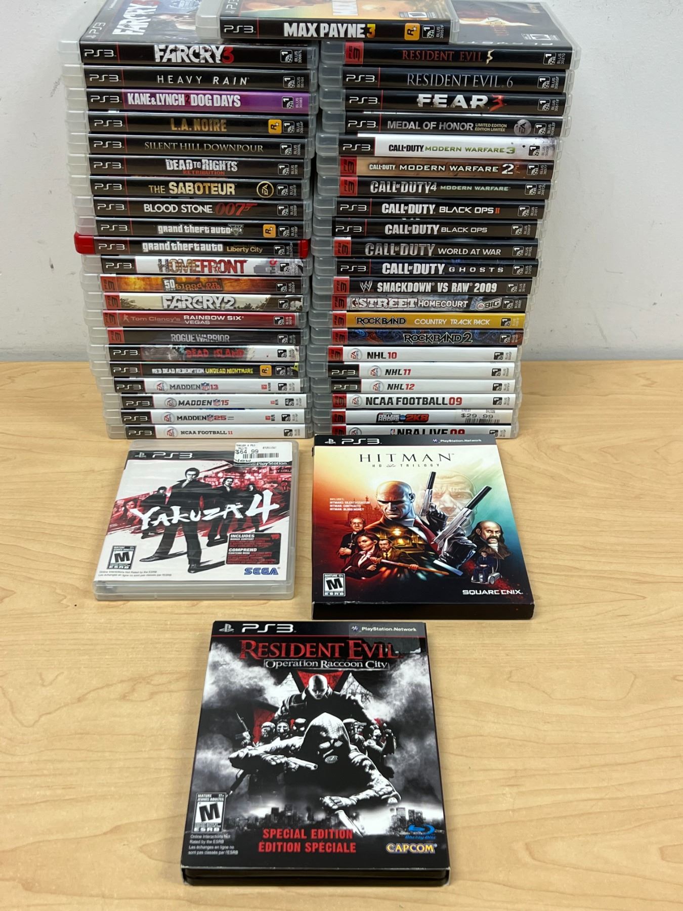 45 PlayStation 3 PS3 Games - see all photos, not tested
