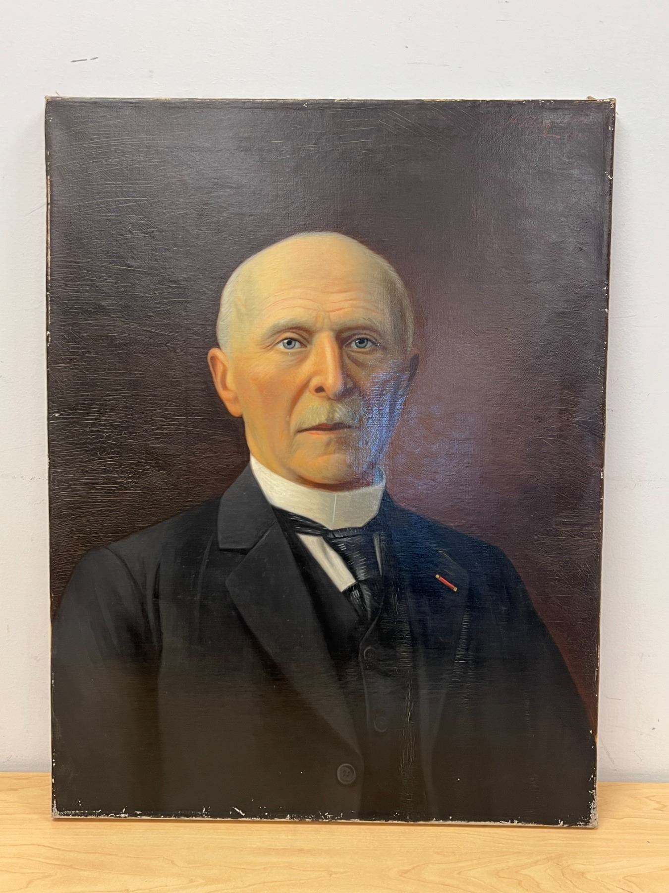 1930 Signed Original Art - Not framed 19.75x25.75" - see all photos