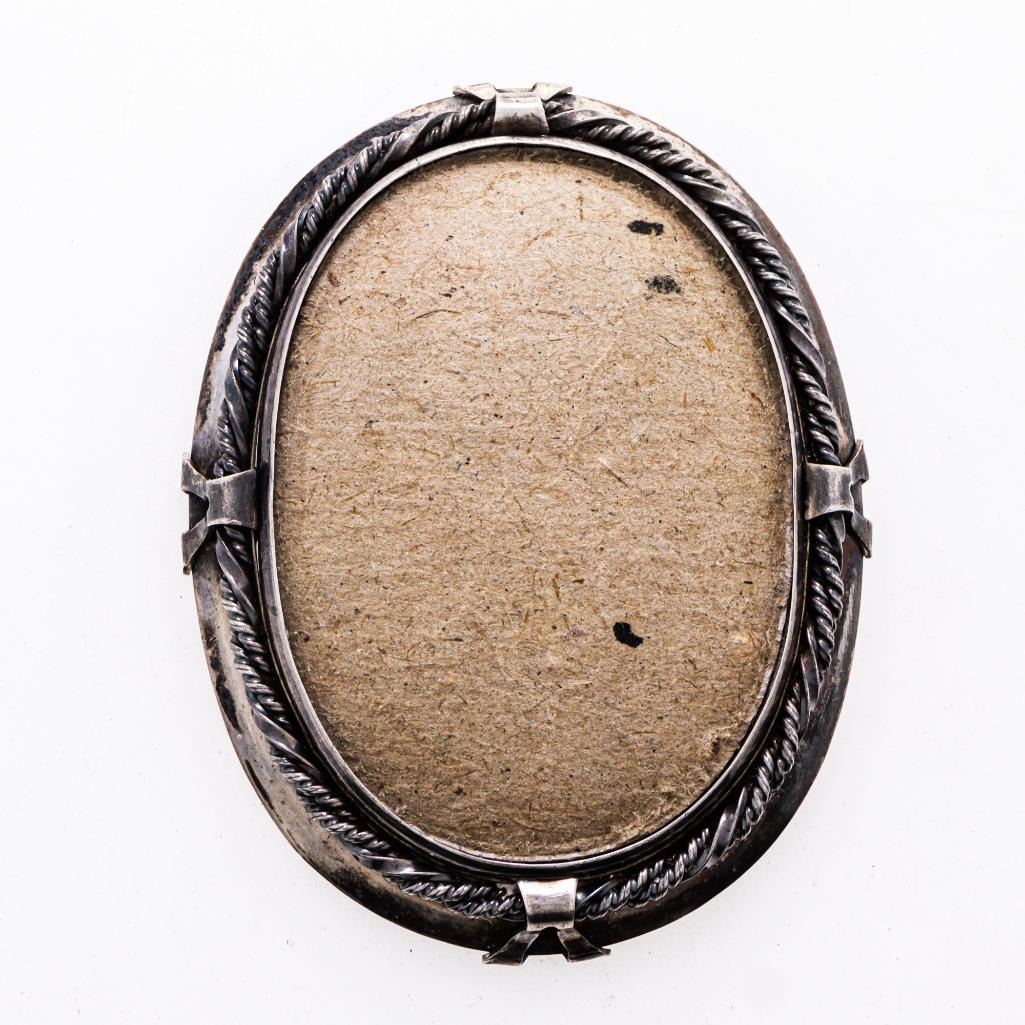 Vintage Sterling Silver "ENGLAND" Oval Pin