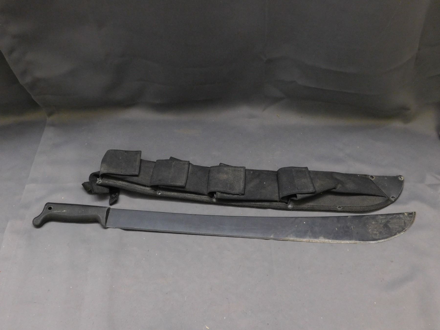 Black Stainless Sword with Sheath 2ft Blade