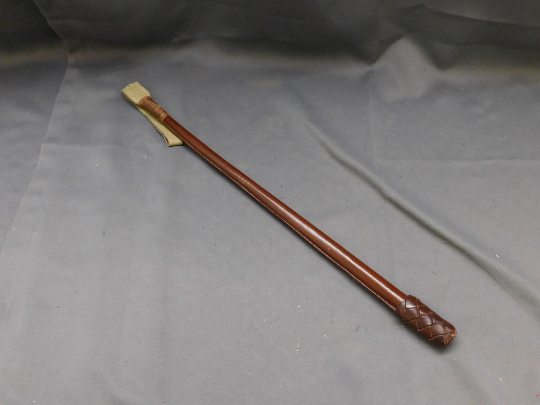 Antique Leather Clad Riding Crop
