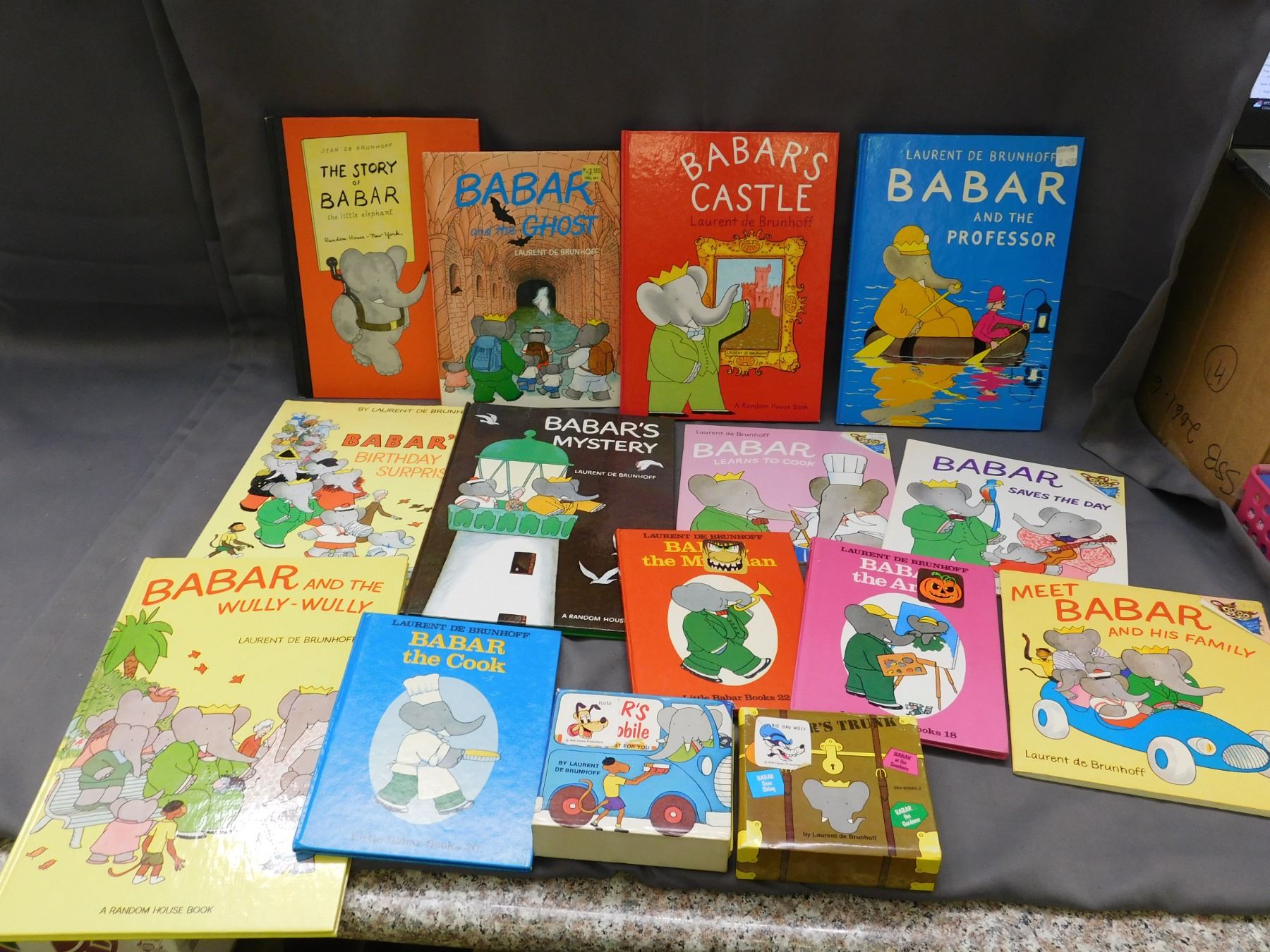 Lot of Vintage Babar Books "Little Babar Books", Random House, etc
